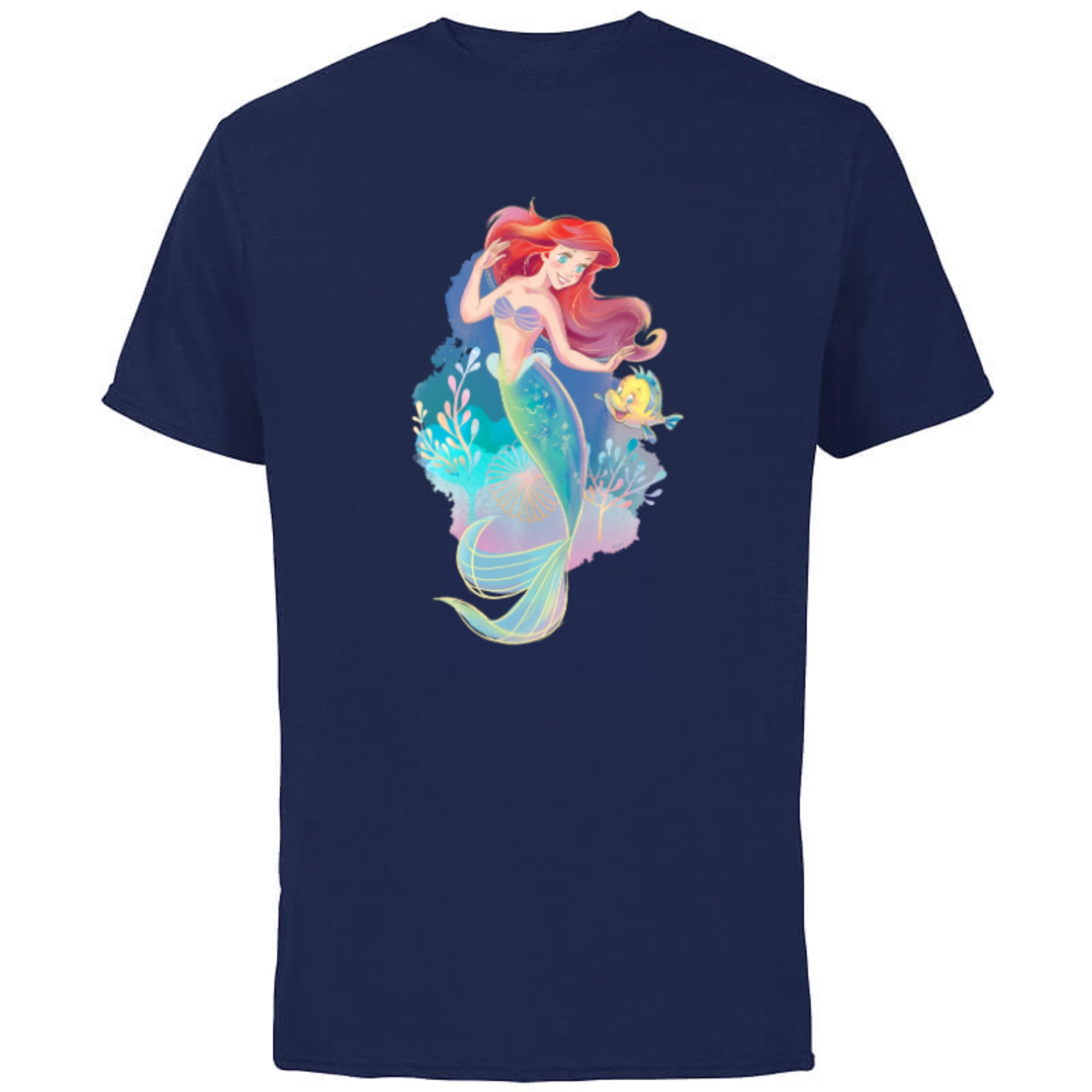 Disney Princess Ariel and Flounder Under the Sea - Short Sleeve Cotton ...