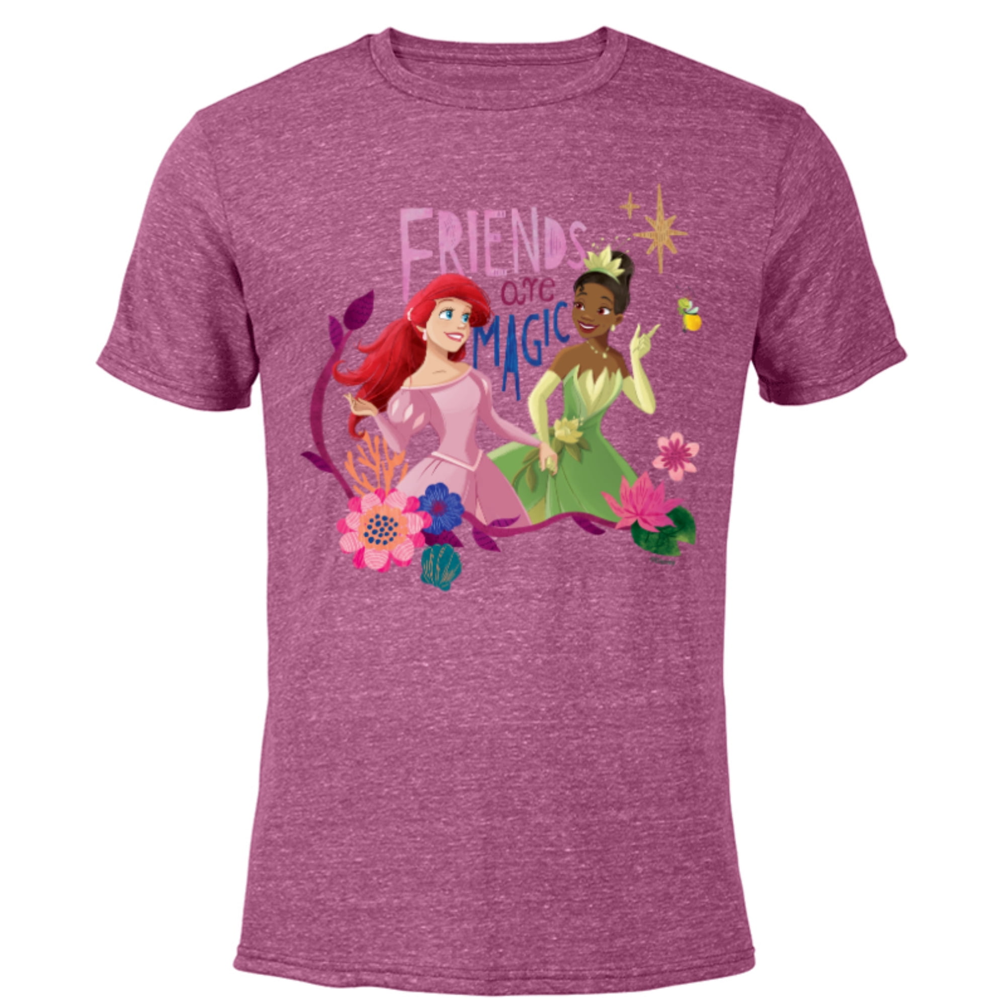 Disney Princess Ariel and Tiana Friends are Magic - Short Sleeve ...