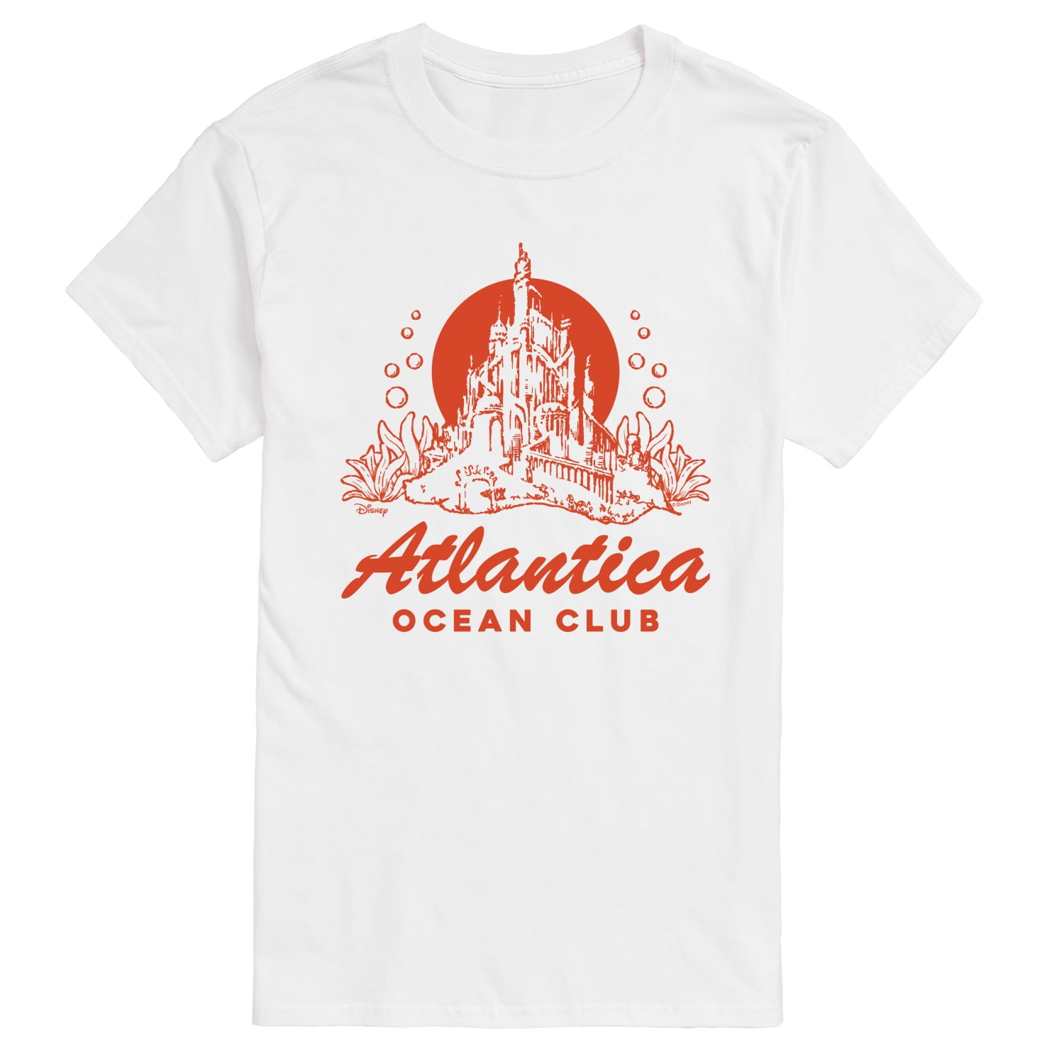 Disney Princess - Atlantica Ocean Club - Men's Short Sleeve Graphic T ...