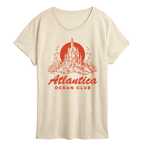 Disney Princess - Atlantica Ocean Club - Women's Short Sleeve Graphic T ...