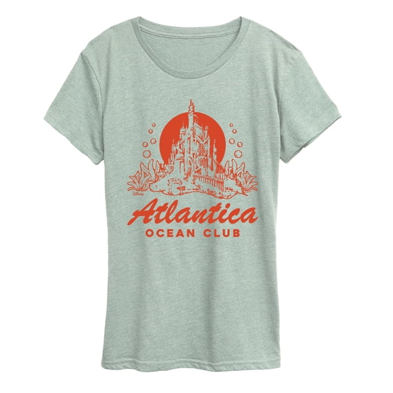 Disney Princess - Atlantica Ocean Club - Women's Short Sleeve Graphic T ...