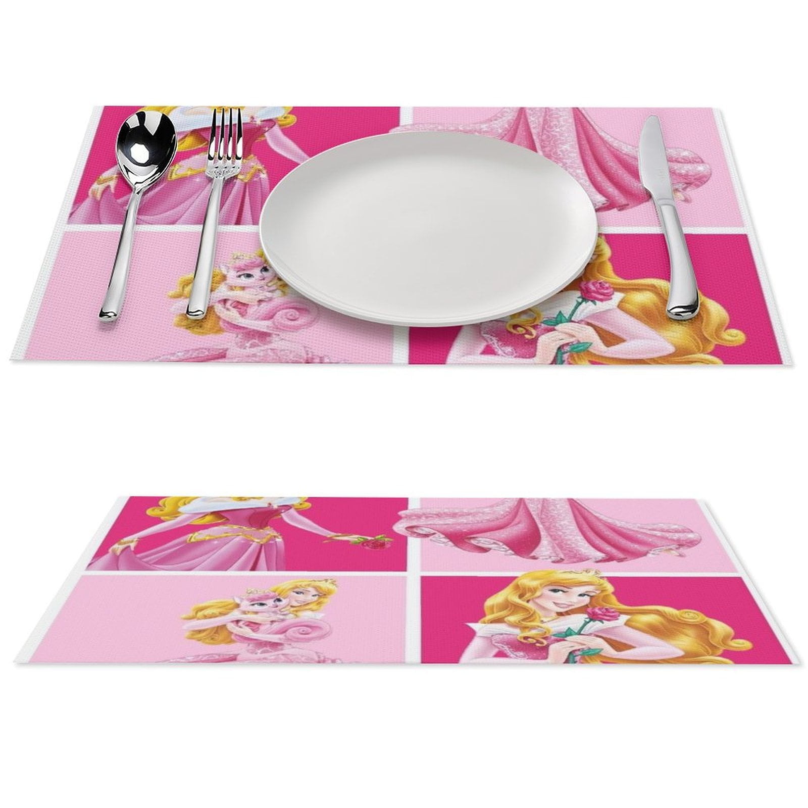 Disney Princess Aurora Cartoon placemats are suitable for indoor dining ...