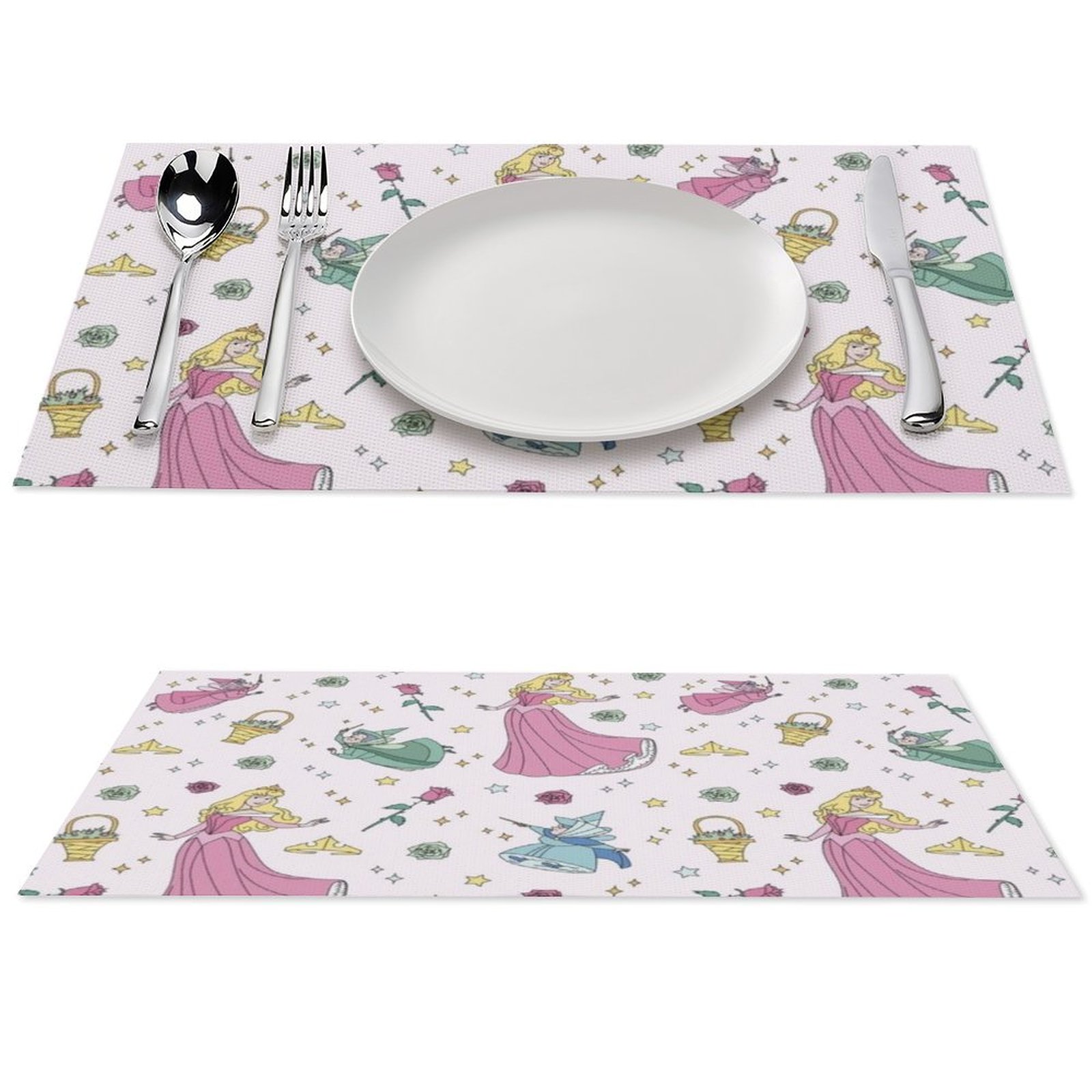 Disney Princess Aurora Cartoon placemats are suitable for indoor dining ...