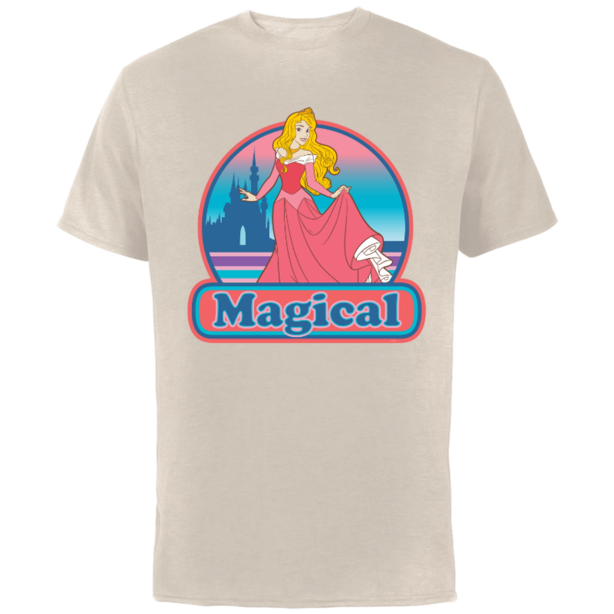 Disney Princess Aurora Magical Retro - Short Sleeve Cotton T-Shirt for ...