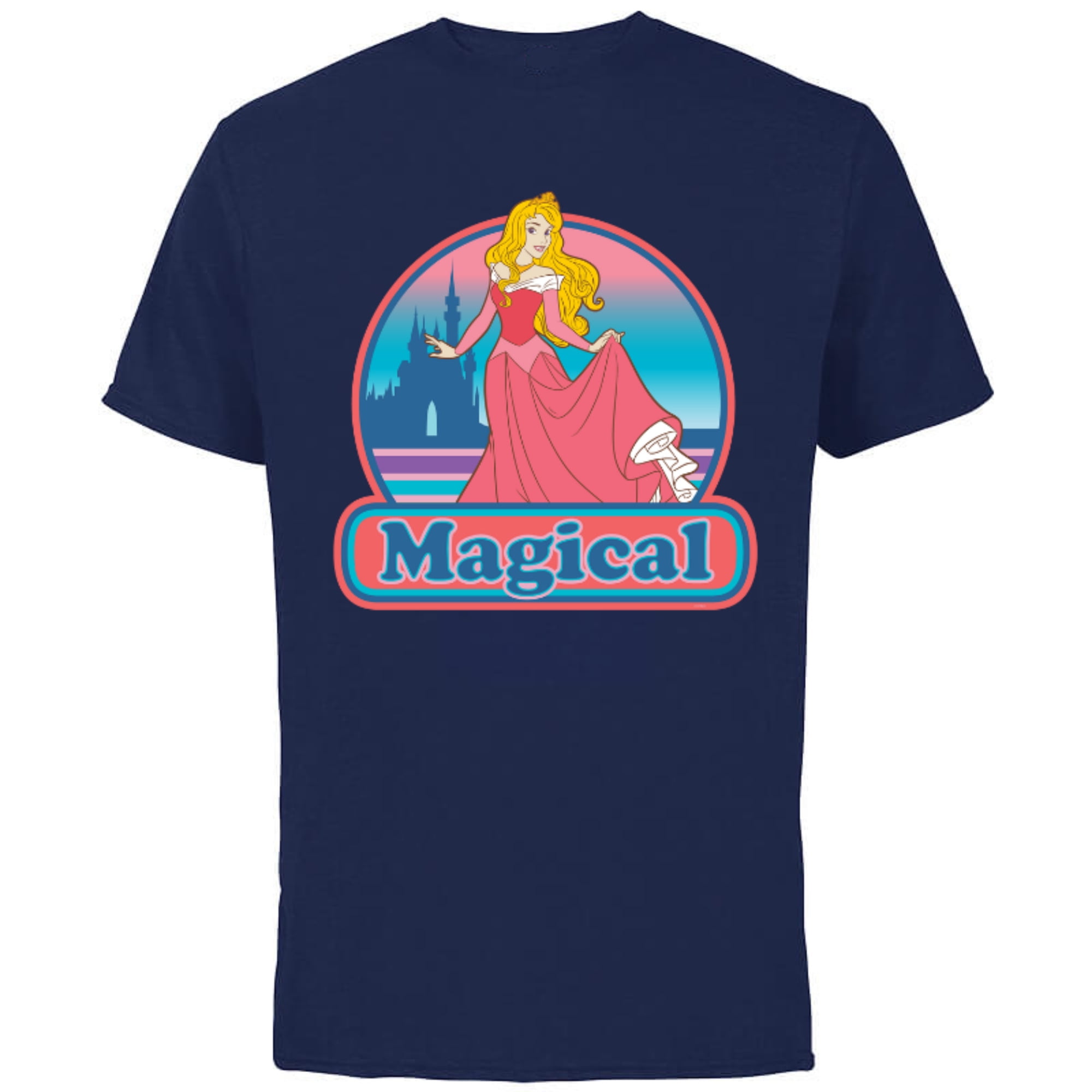 Disney Princess Aurora Magical Retro - Short Sleeve Cotton T-Shirt for ...