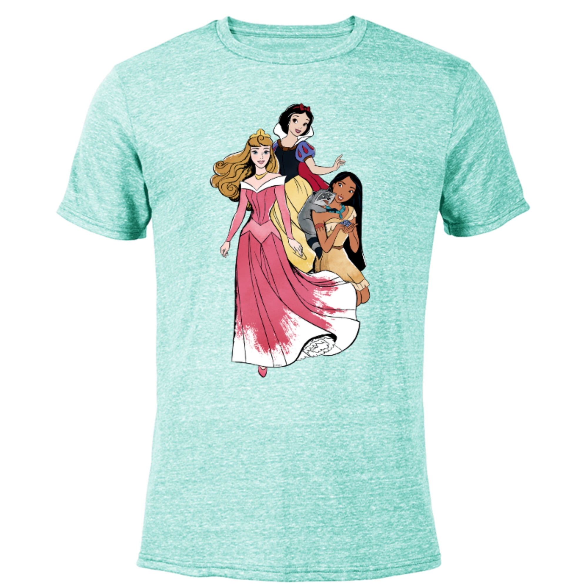 Disney Princess Aurora Pocahontas Snow White - Short Sleeve Blended T ...