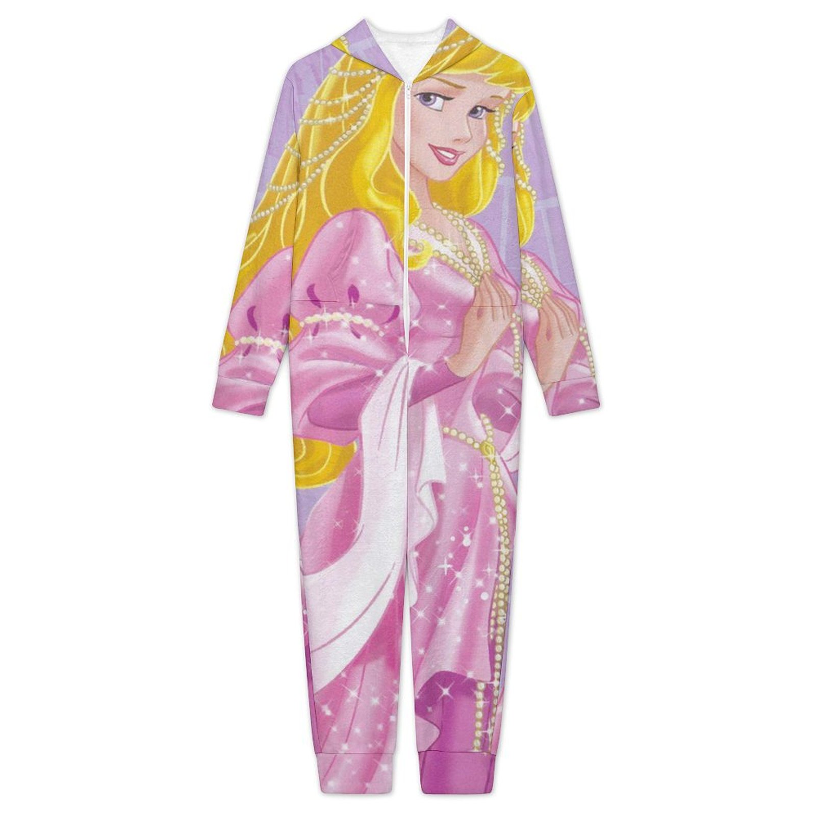 Disney Princess Aurora Princess Kids One-piece Pajamas Cartoon for ...
