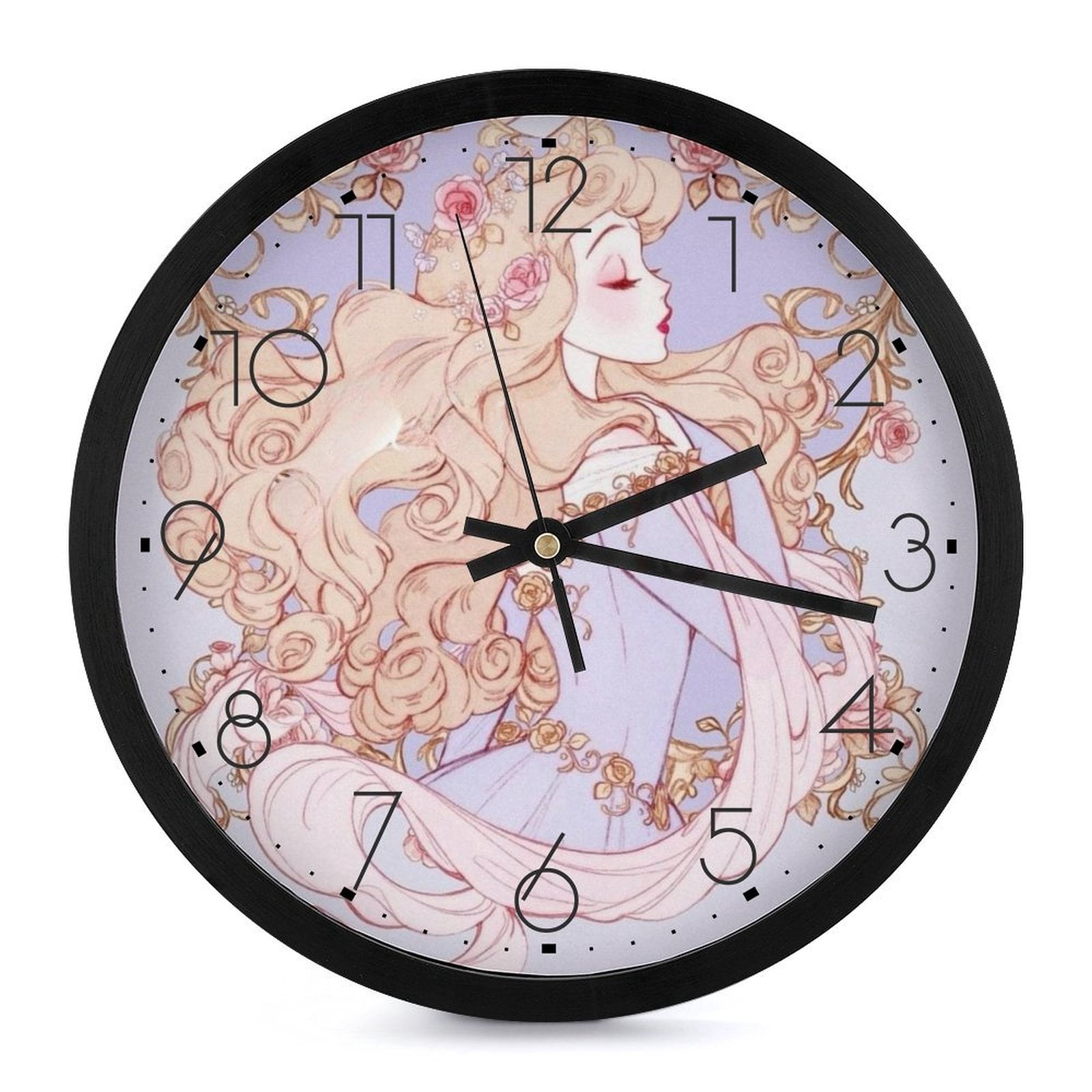 Disney Princess Aurora Round wall clocks battery operated decorative ...