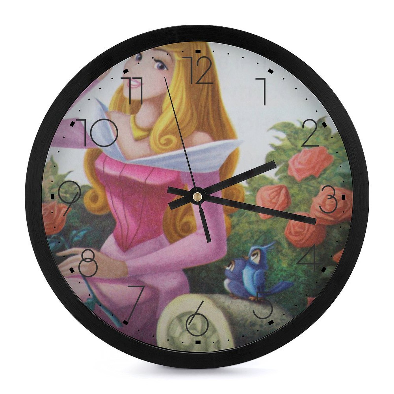 Disney Princess Aurora Round wall clocks battery operated decorative ...
