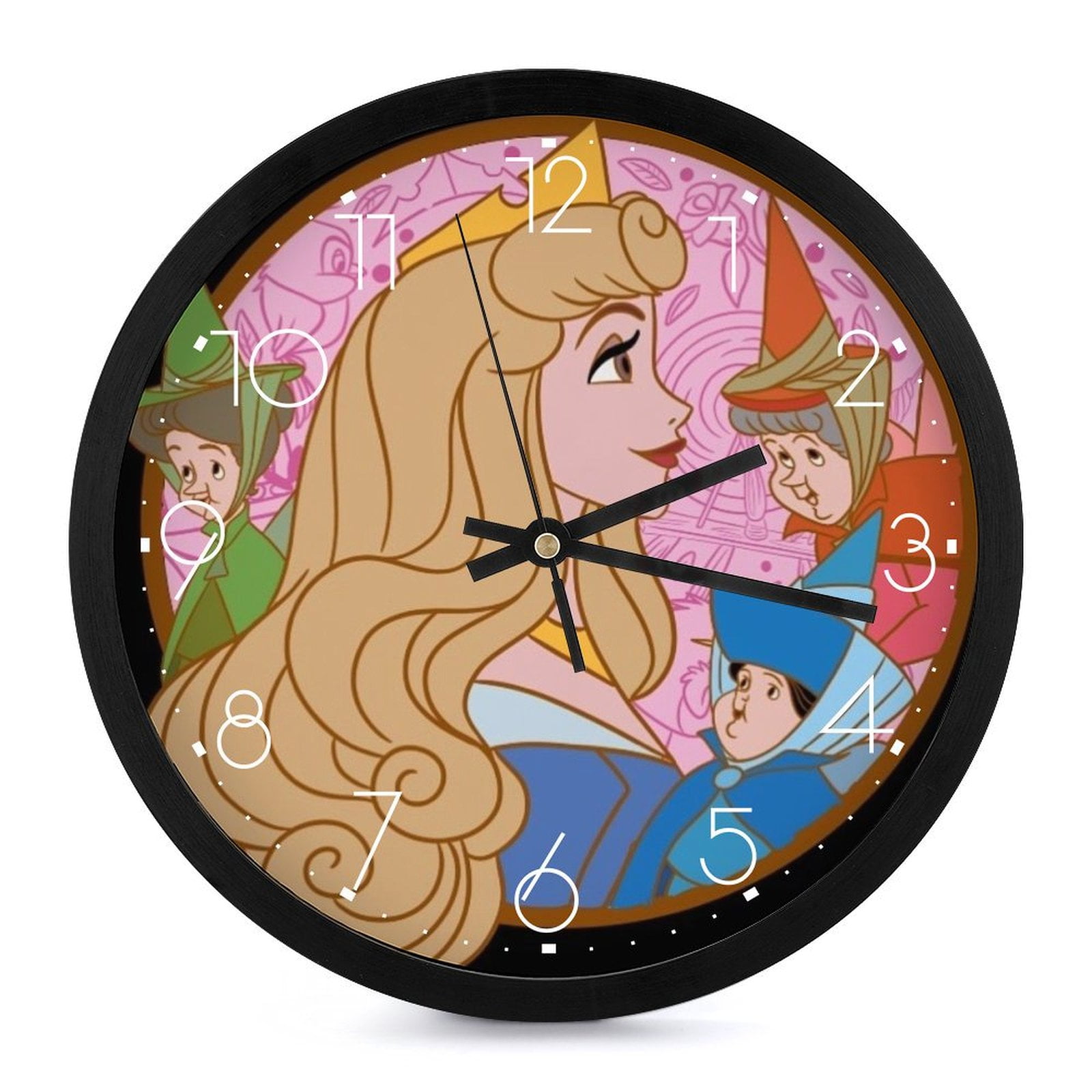 Disney Princess Aurora Round wall clocks battery operated decorative ...