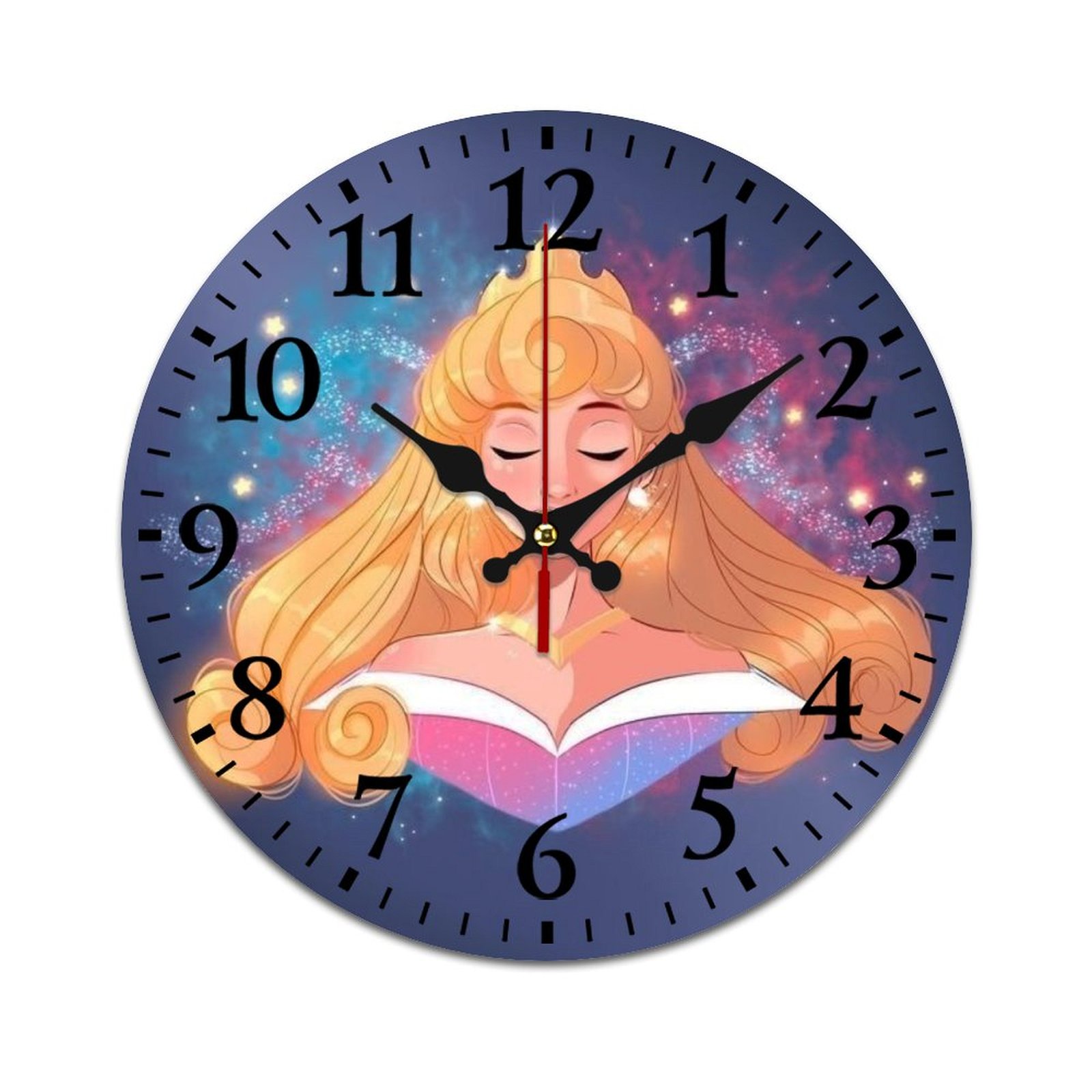 Disney Princess Aurora wall clocks battery operated decorative 25cm/9 ...