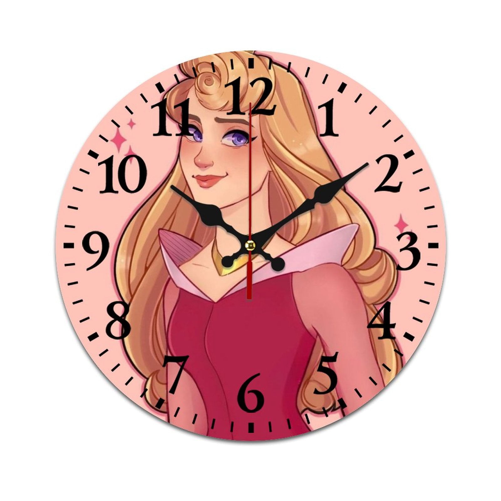 Disney Princess Aurora wall clocks battery operated decorative 25cm/9 ...