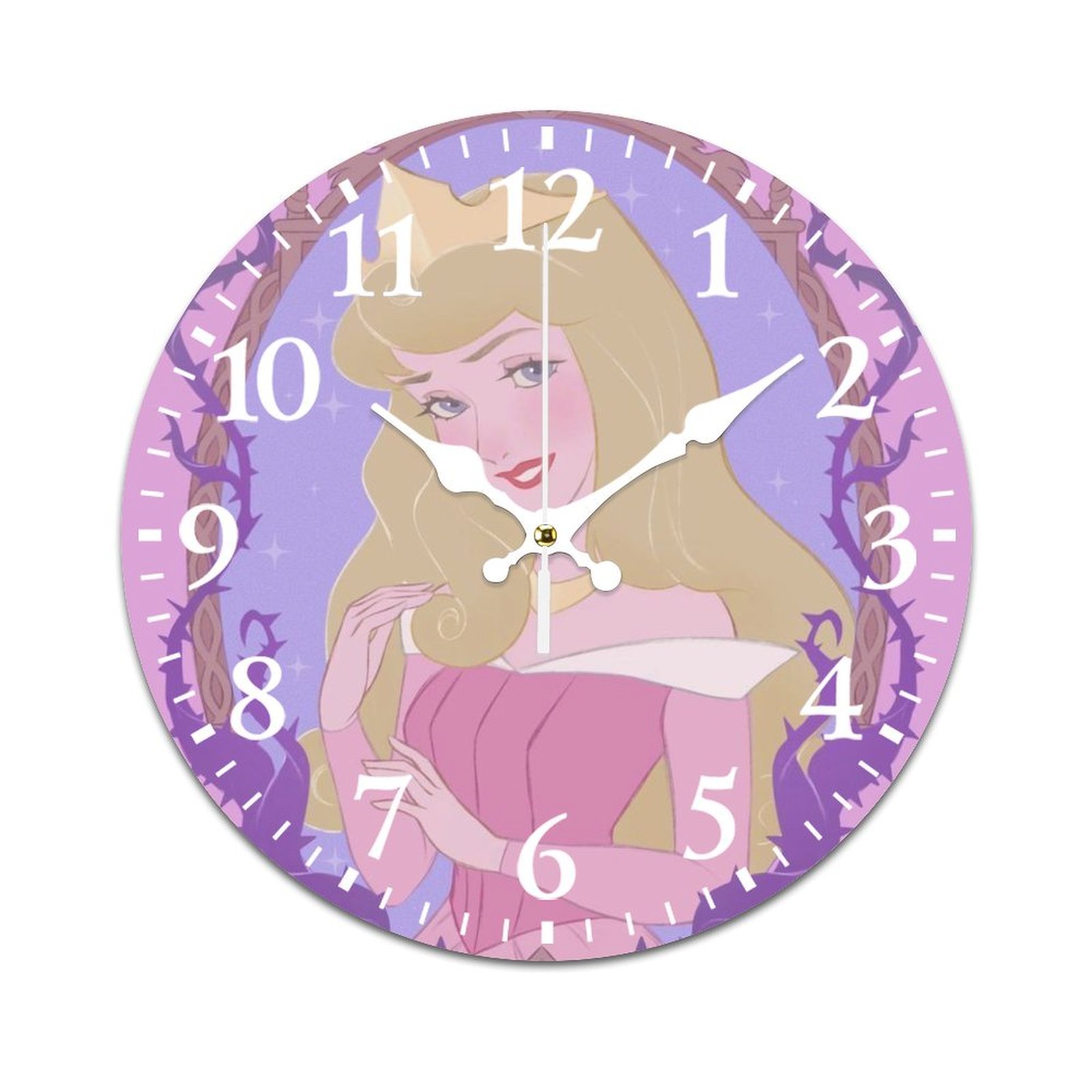 Disney Princess Aurora wall clocks battery operated decorative 30cm/11 ...