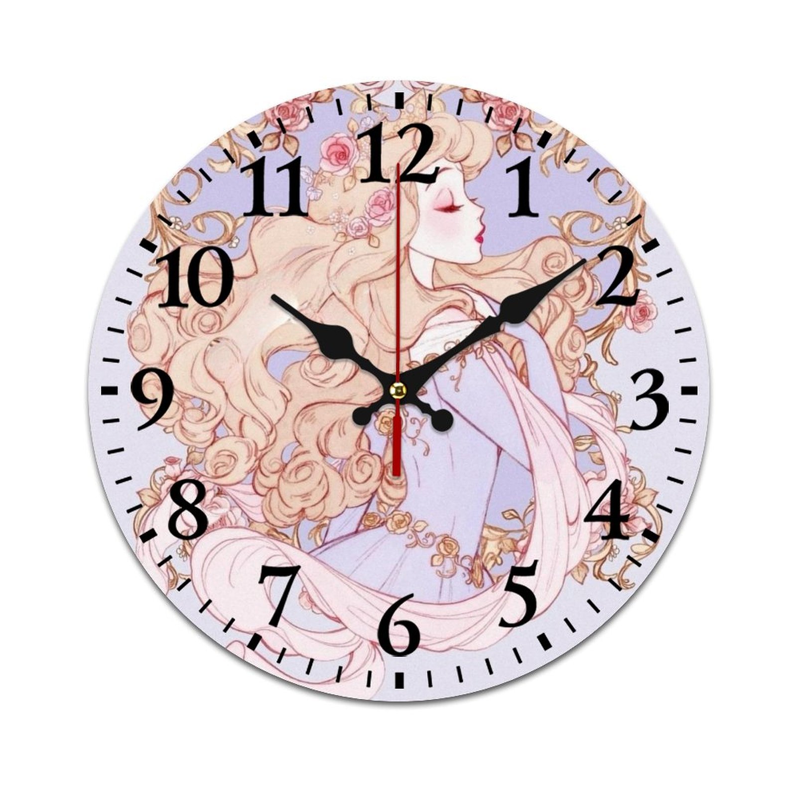 Disney Princess Aurora wall clocks battery operated decorative 30cm/11 ...