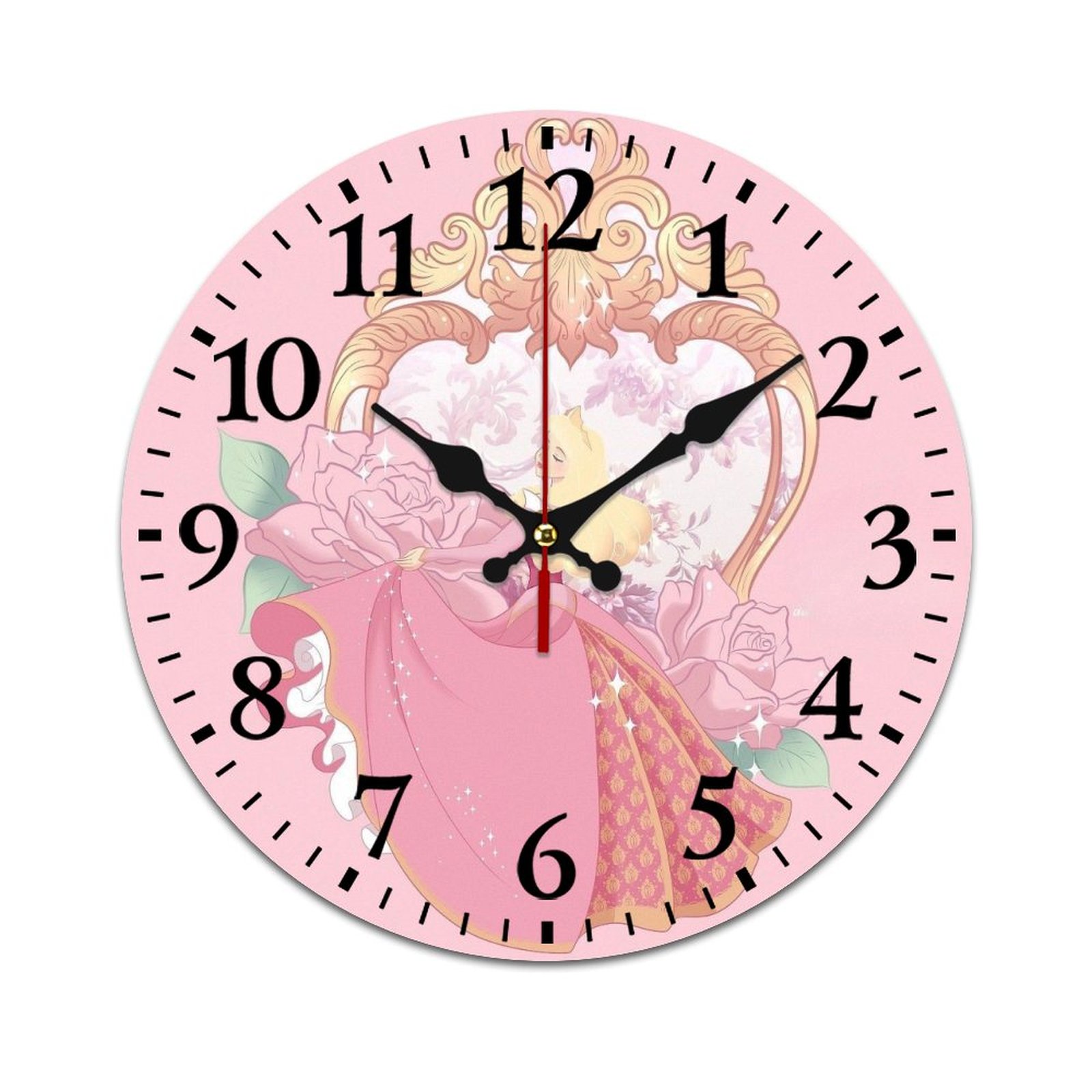 Disney Princess Aurora wall clocks battery operated decorative 30cm/11 ...