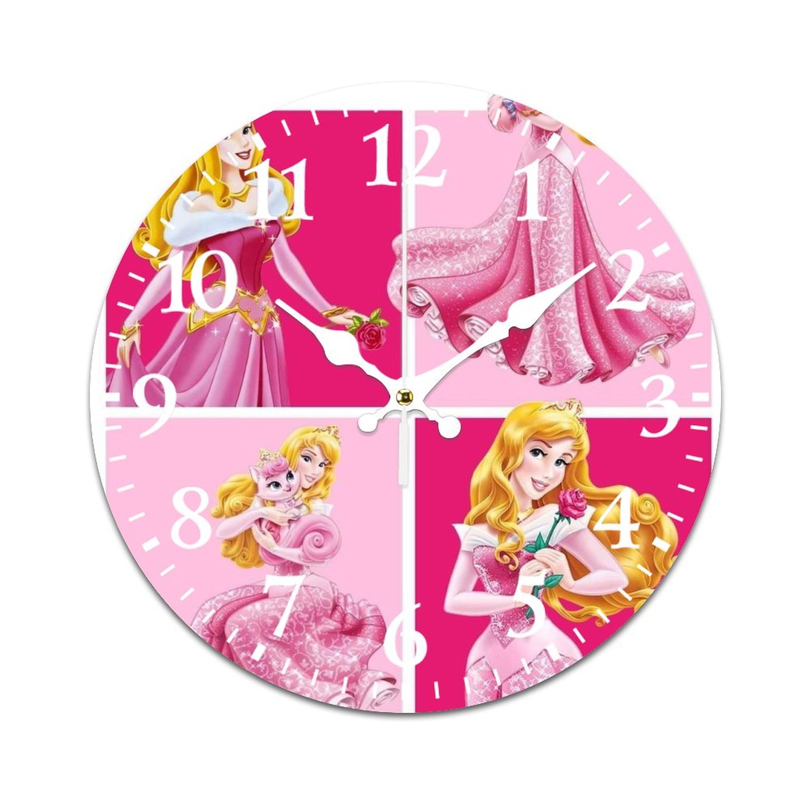 Disney Princess Aurora wall clocks battery operated decorative 30cm/11 ...