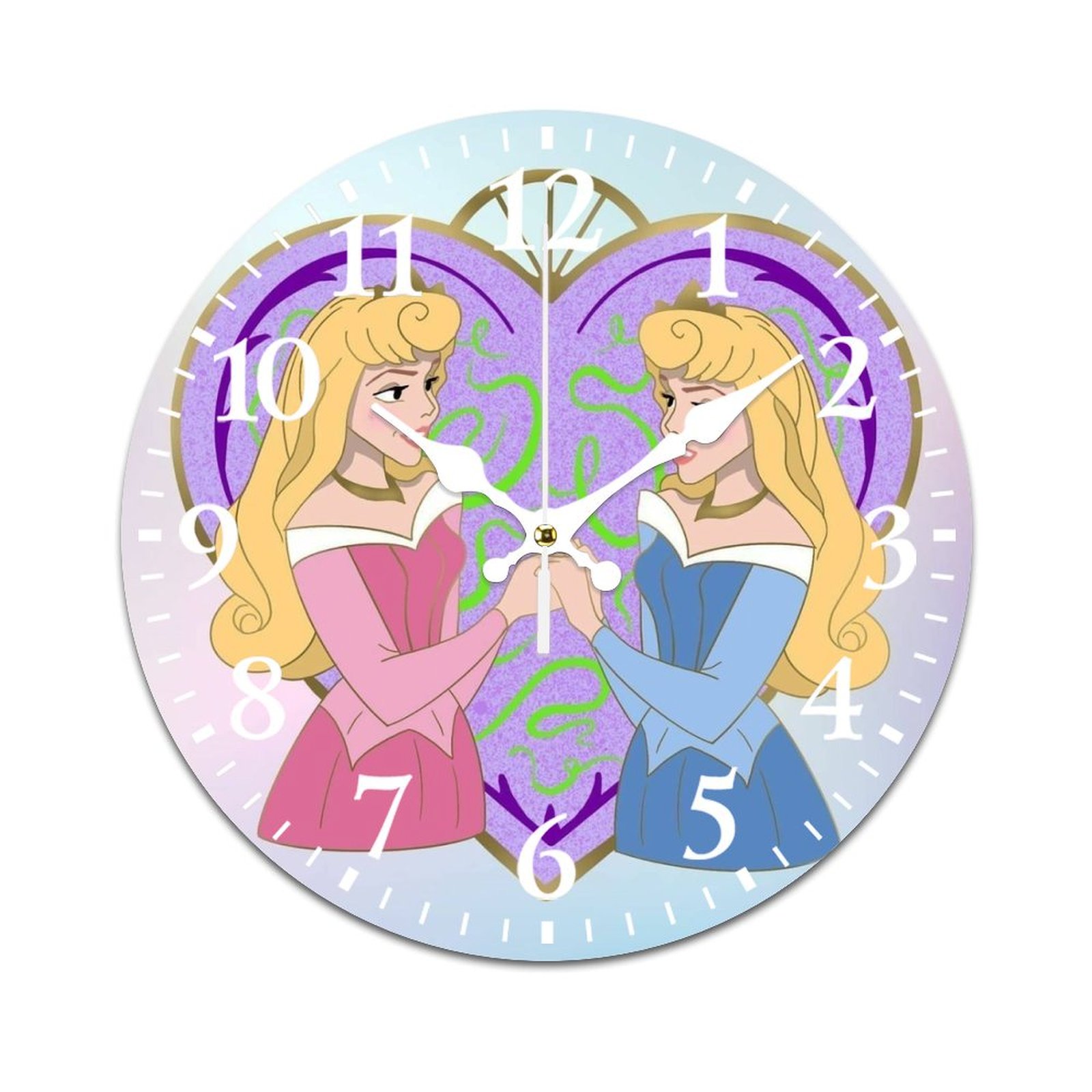 Disney Princess Aurora wall clocks battery operated decorative 30cm/11 ...