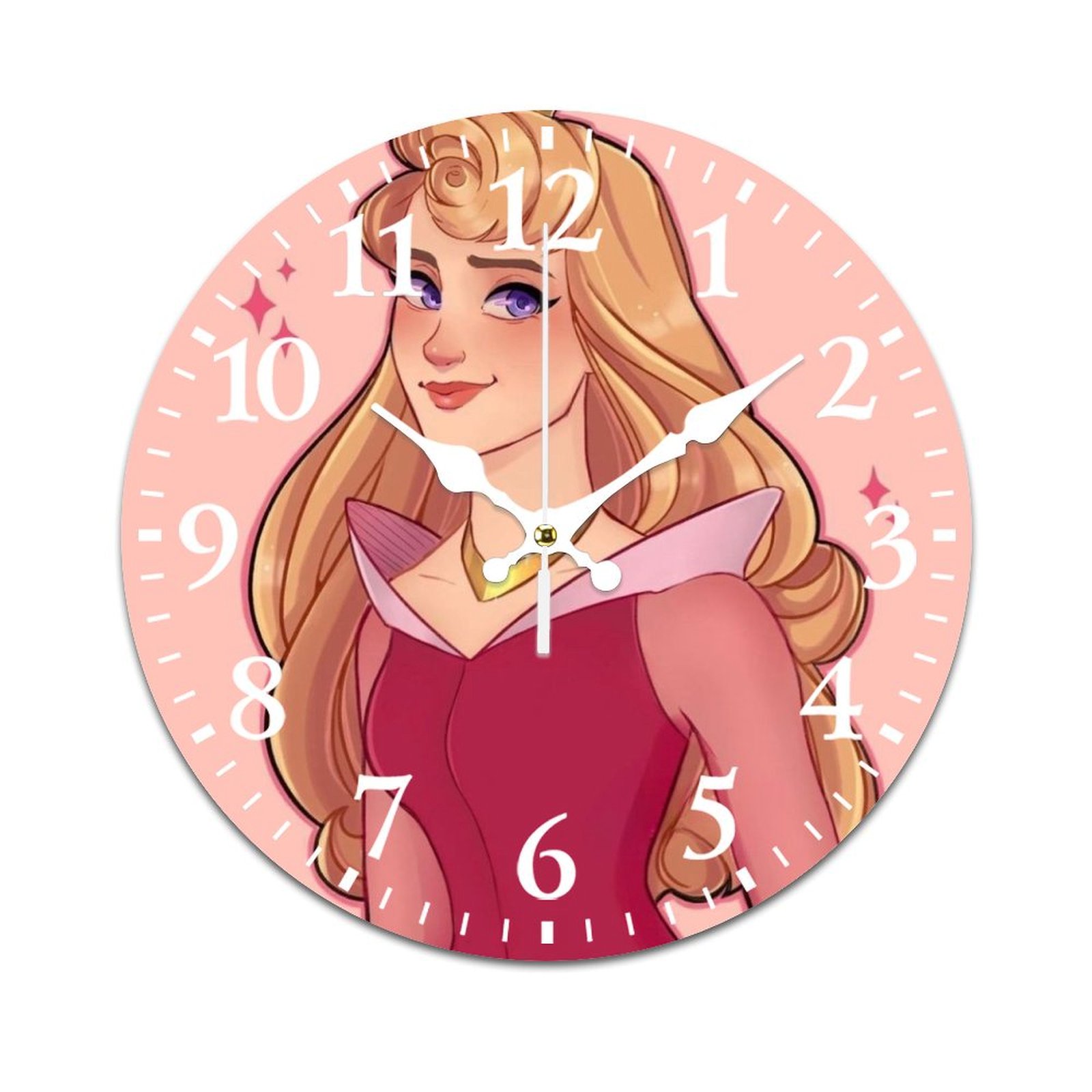 Disney Princess Aurora wall clocks battery operated decorative 30cm/11 ...