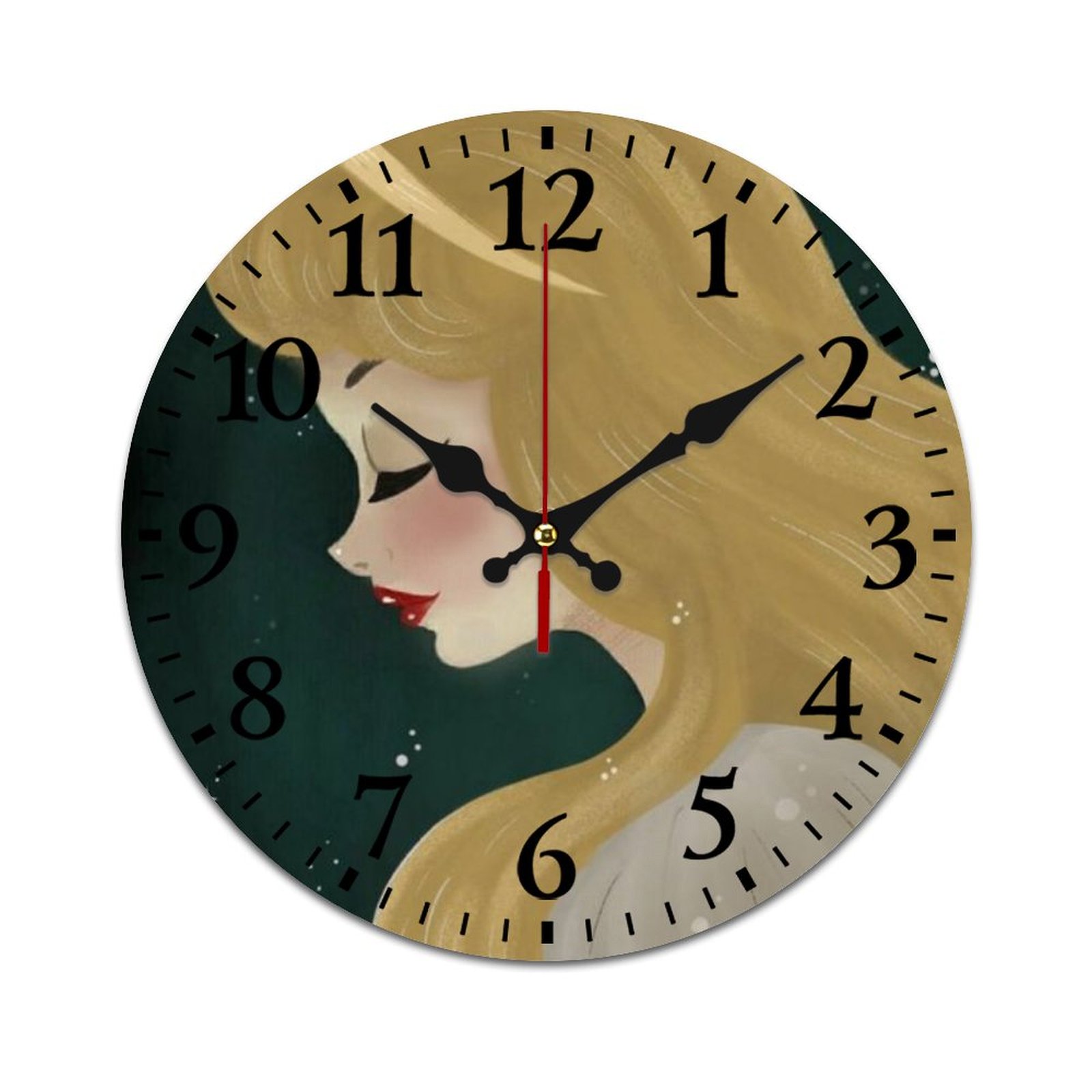 Disney Princess Aurora wall clocks battery operated decorative 30cm/11 ...