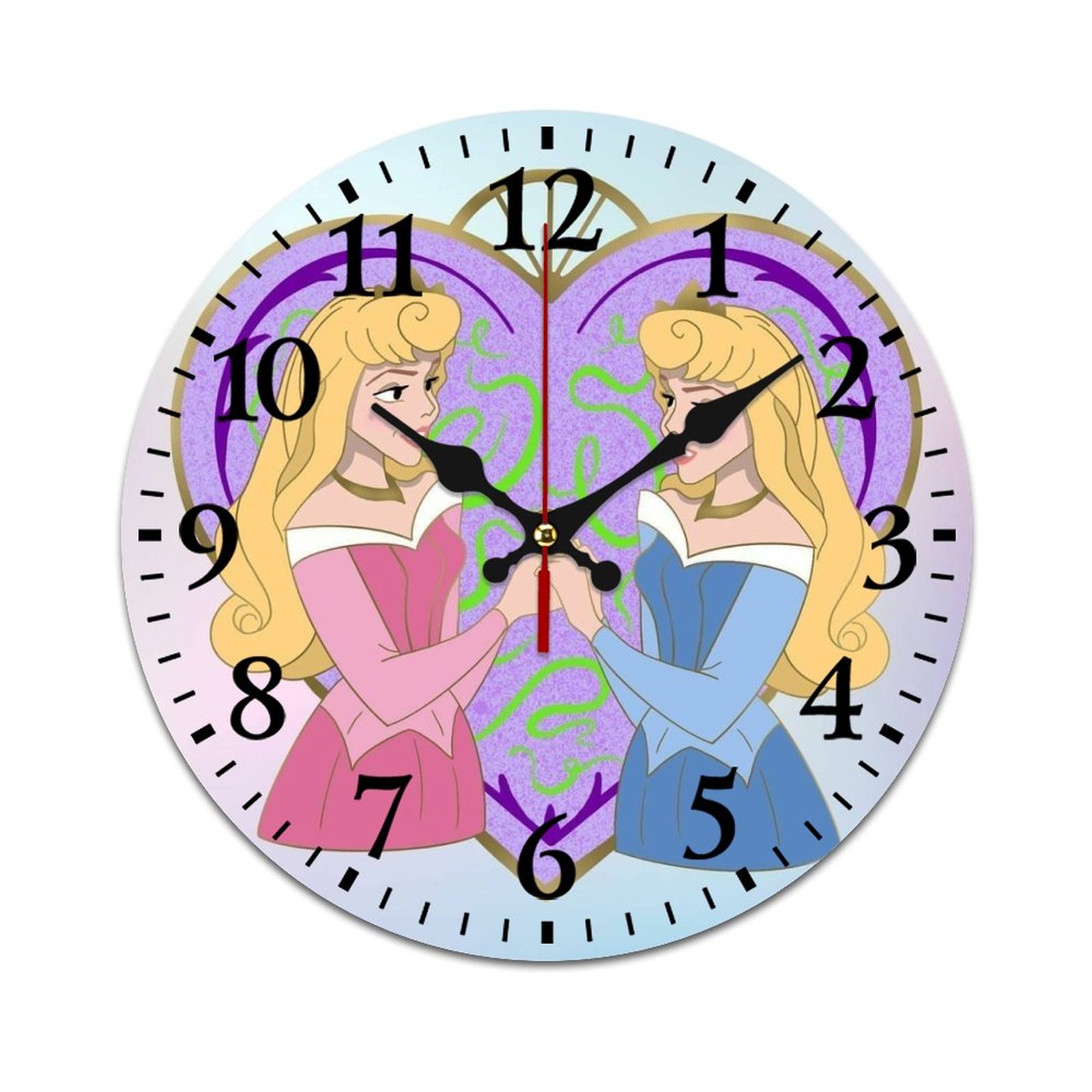 Disney Princess Aurora wall clocks battery operated decorative 30cm/11 ...