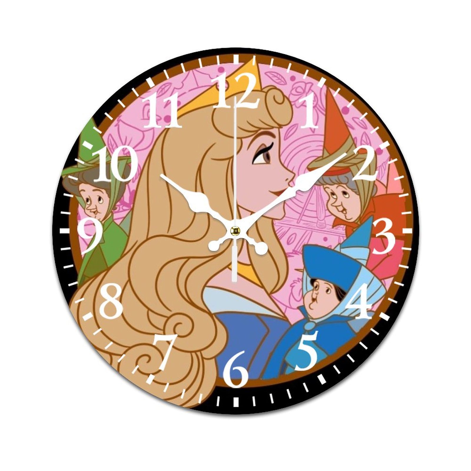Disney Princess Aurora wall clocks battery operated decorative 30cm/11 ...