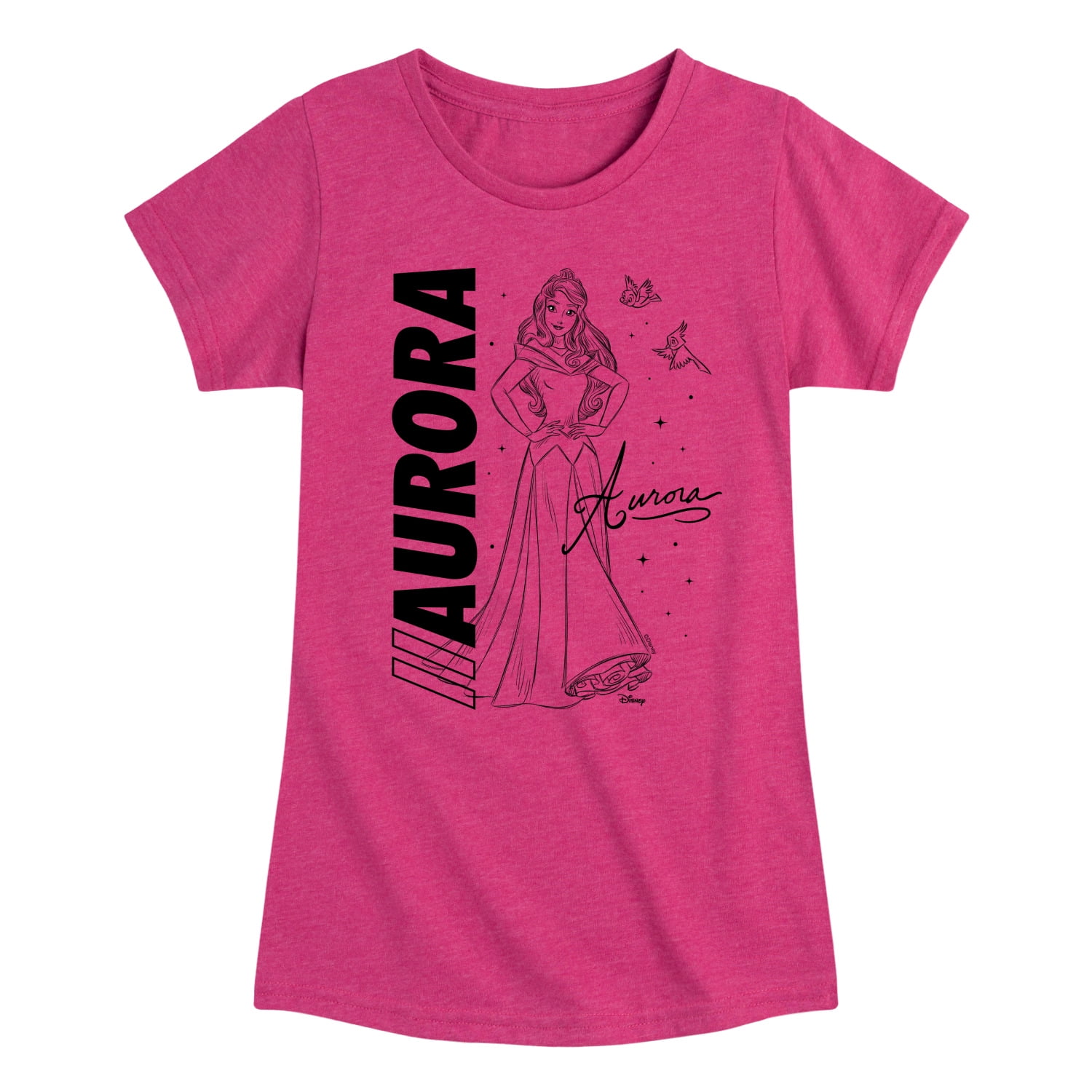 Disney Princess - Autograph Aurora - Toddler & Youth Girls Short Sleeve ...