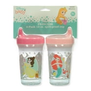Disney Princess Toddler's Pink Colored Translucent 10oz Sippy Cup ...