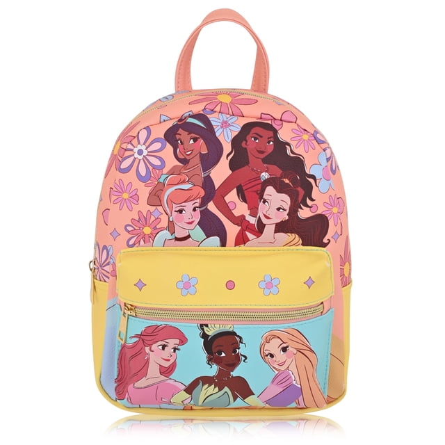 Disney Princess Backpack for Women, Men, Unisex Cute PU Leather 10 ...