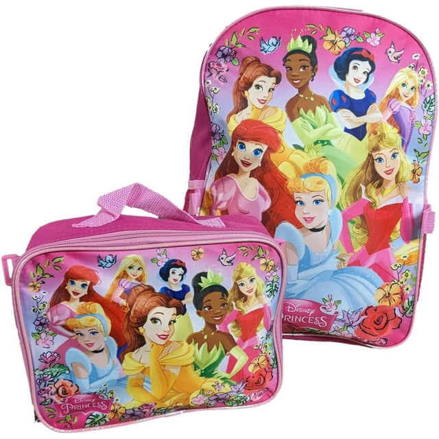 Disney Princess Backpack with Lunchkit - Walmart.com