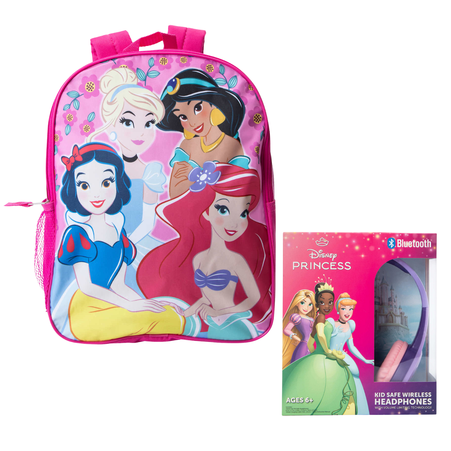 Disney Princess Bag and Wireless Headphones Bundle – Character Design ...
