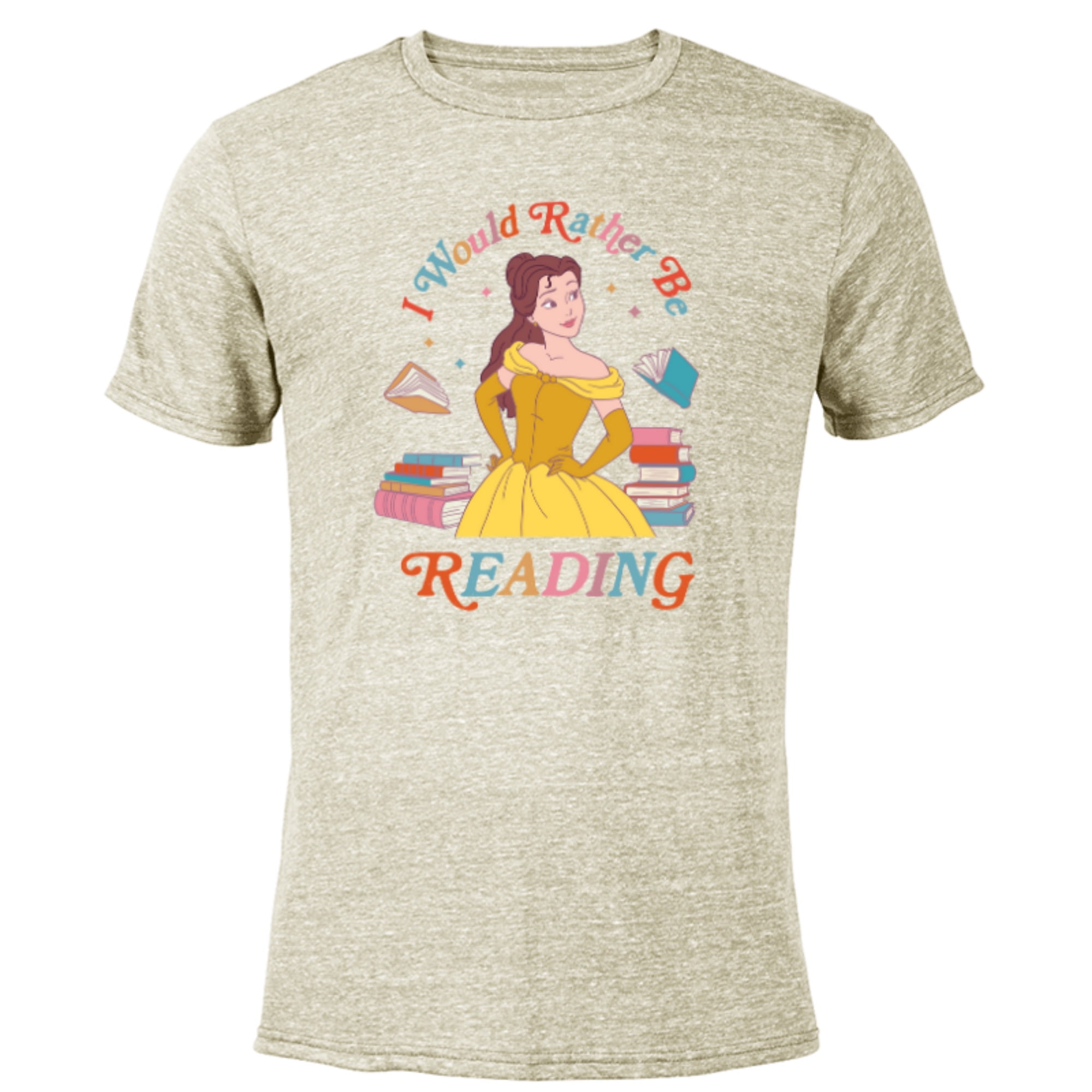 Disney Princess Beauty Beast Belle I Would Rather Be Reading - Short ...