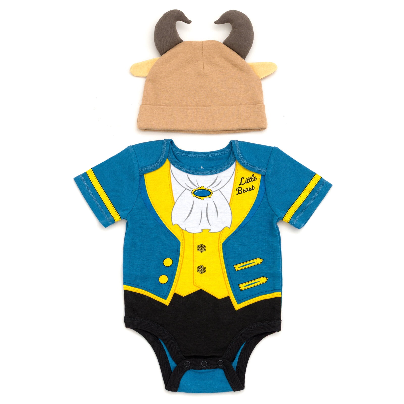 Disney Princess Beauty and the Beast Cosplay Bodysuit and Hat Set ...