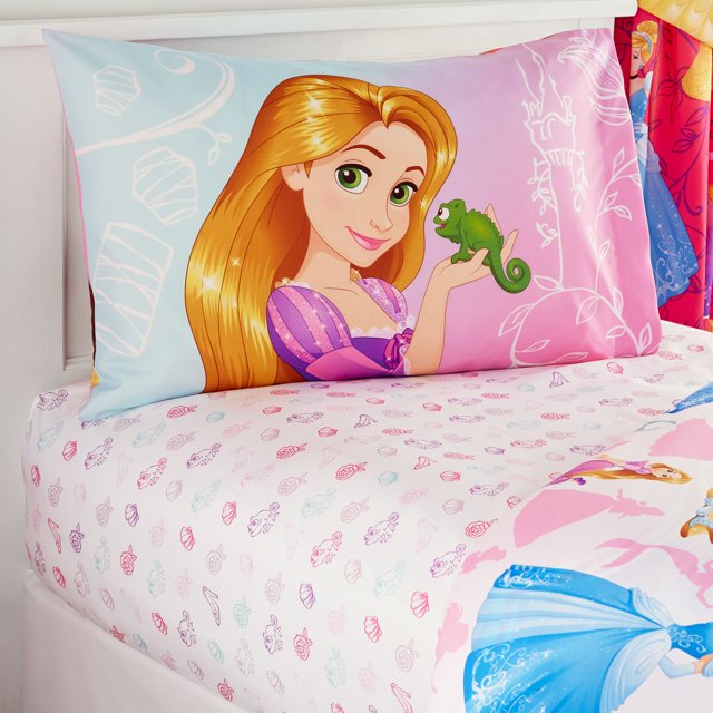 Disney Princess Twin/Full Bedding Sheet Set with Quilt and Pillowcase ...