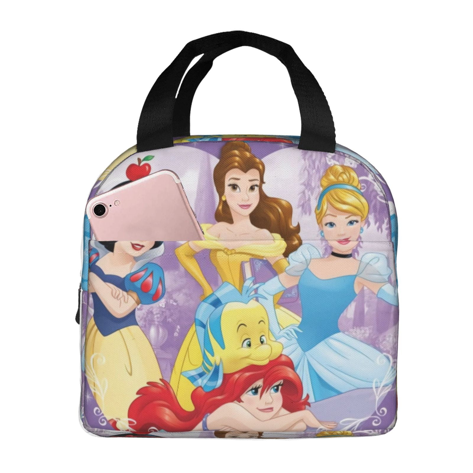 Disney&Princess Belle Ariel Snow White Collage Heart Lunch Box for Men ...