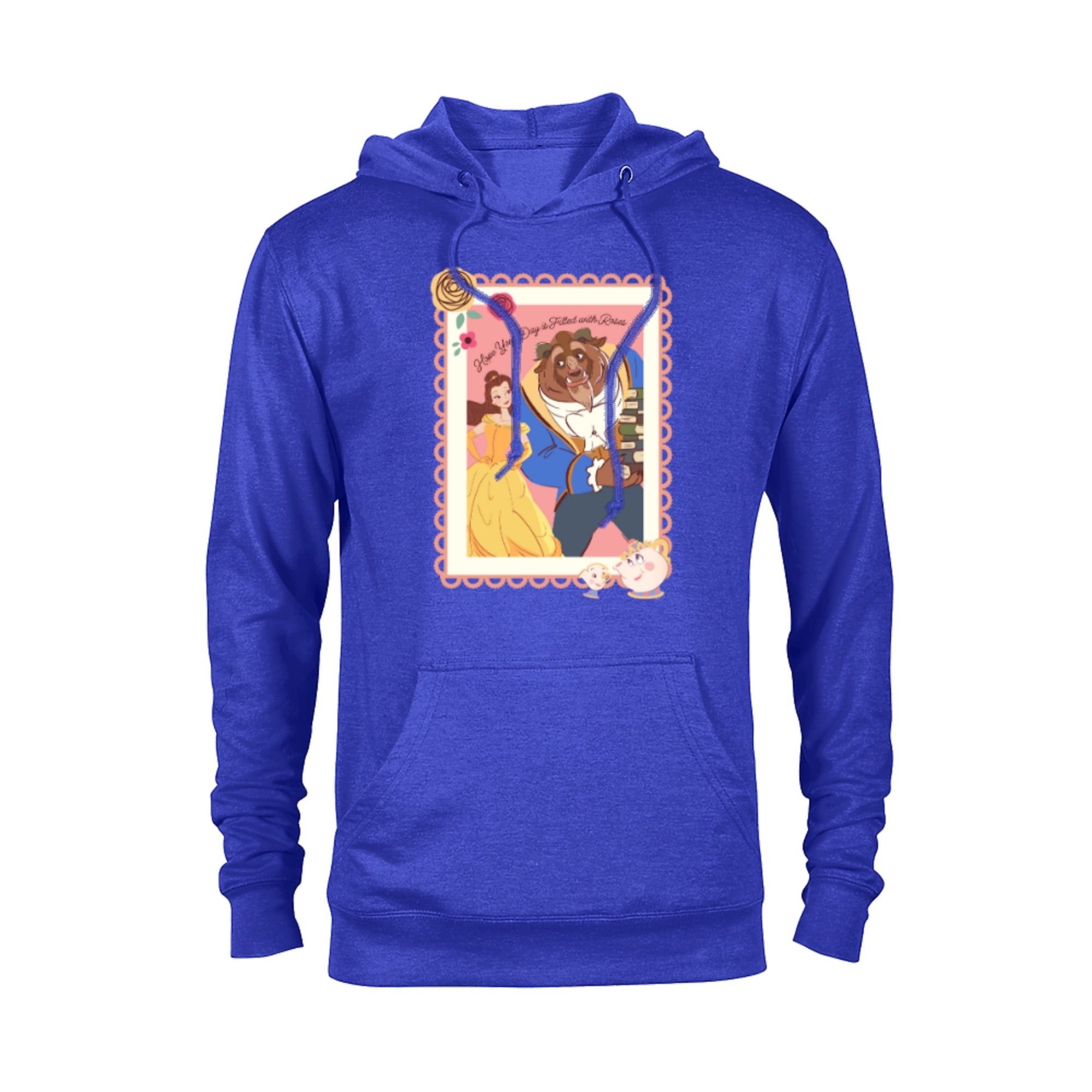 Disney Princess Belle Beast Valentines Day Filled with Roses - Pullover ...