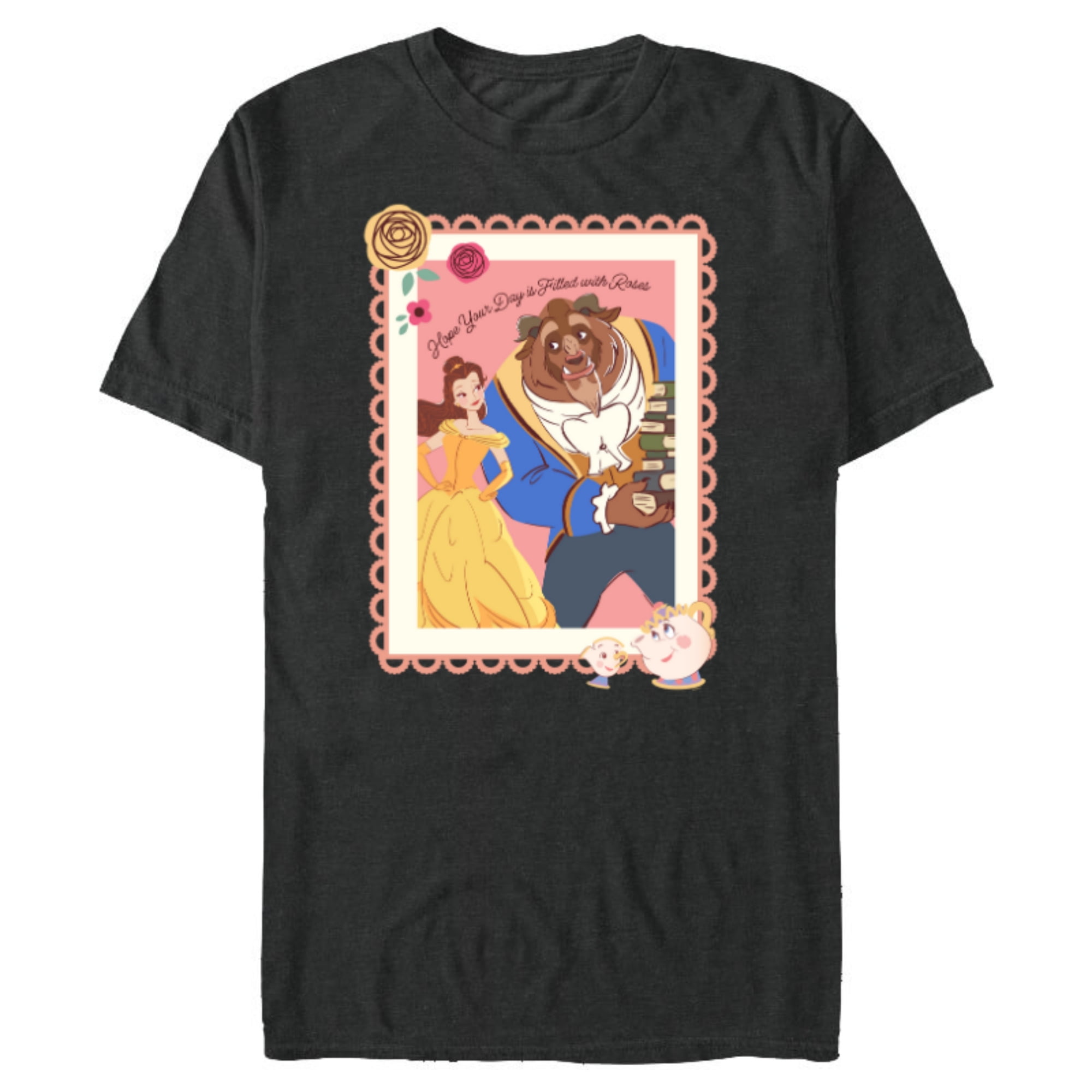 Disney Princess Belle Beast Valentines Day Filled with Roses - Short ...