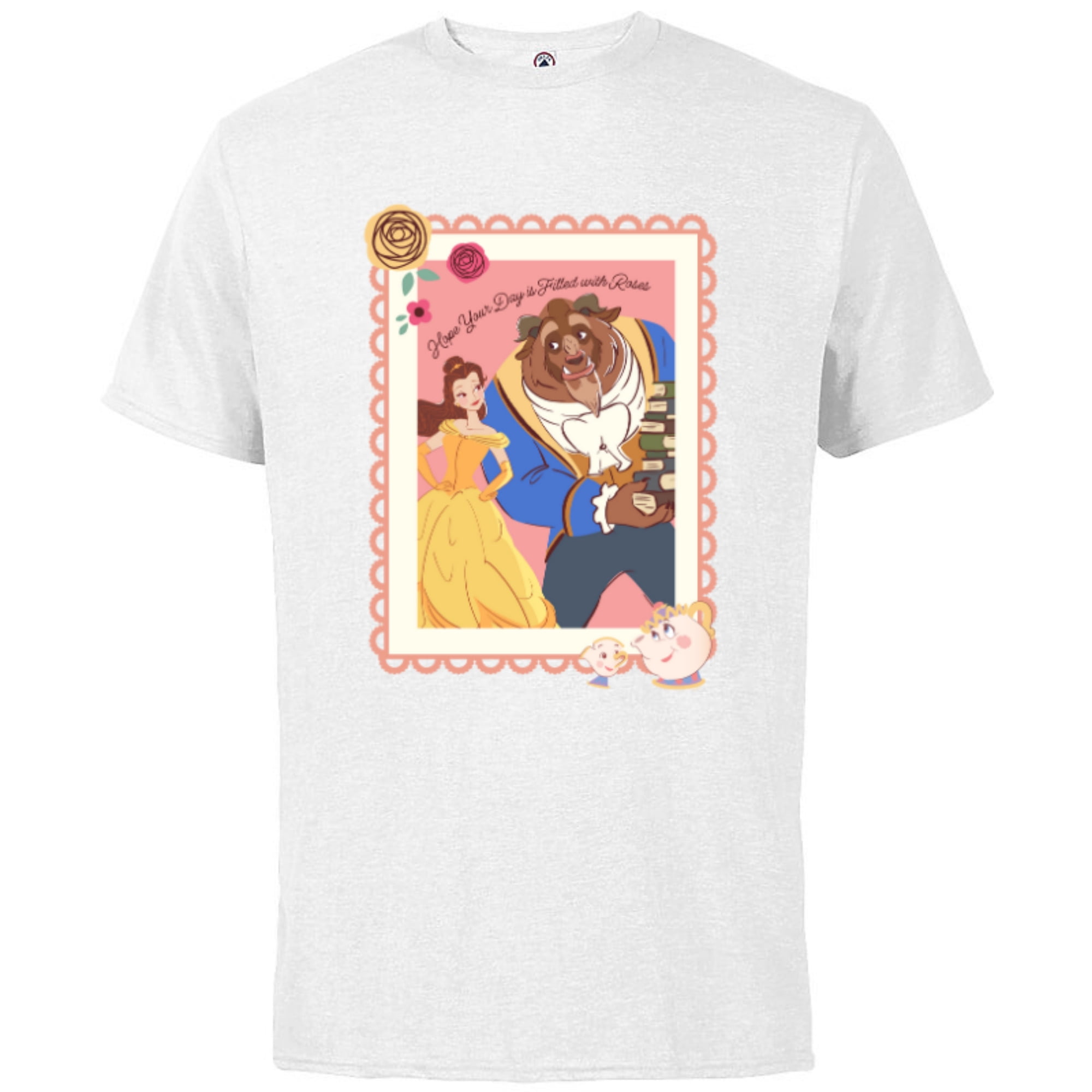 Disney Princess Belle Beast Valentines Day Filled with Roses - Short ...