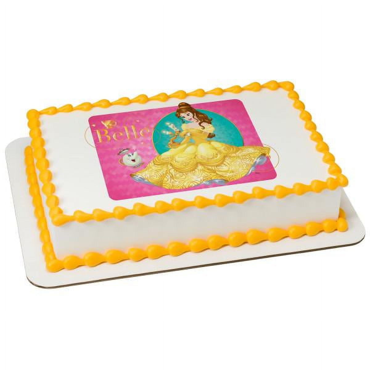 Disney Princess Belle Cake Topper, by A Birthday Place - Walmart.com