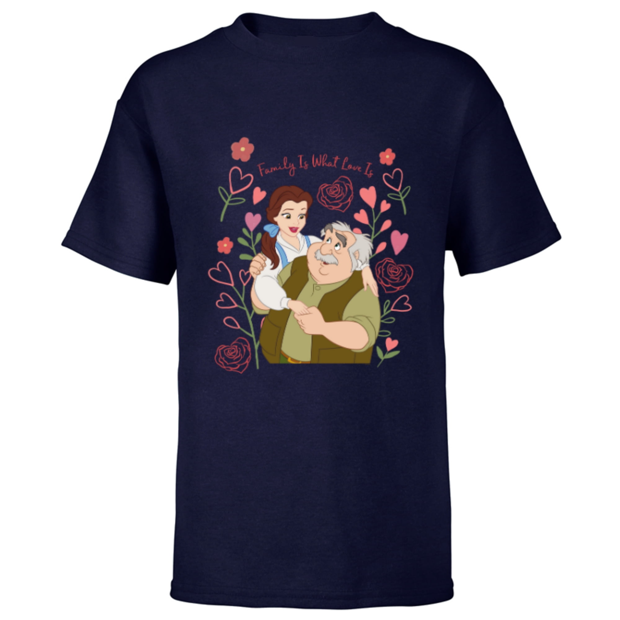 Disney Princess Belle Dad & Daughter Family Is What Love Is - Short ...