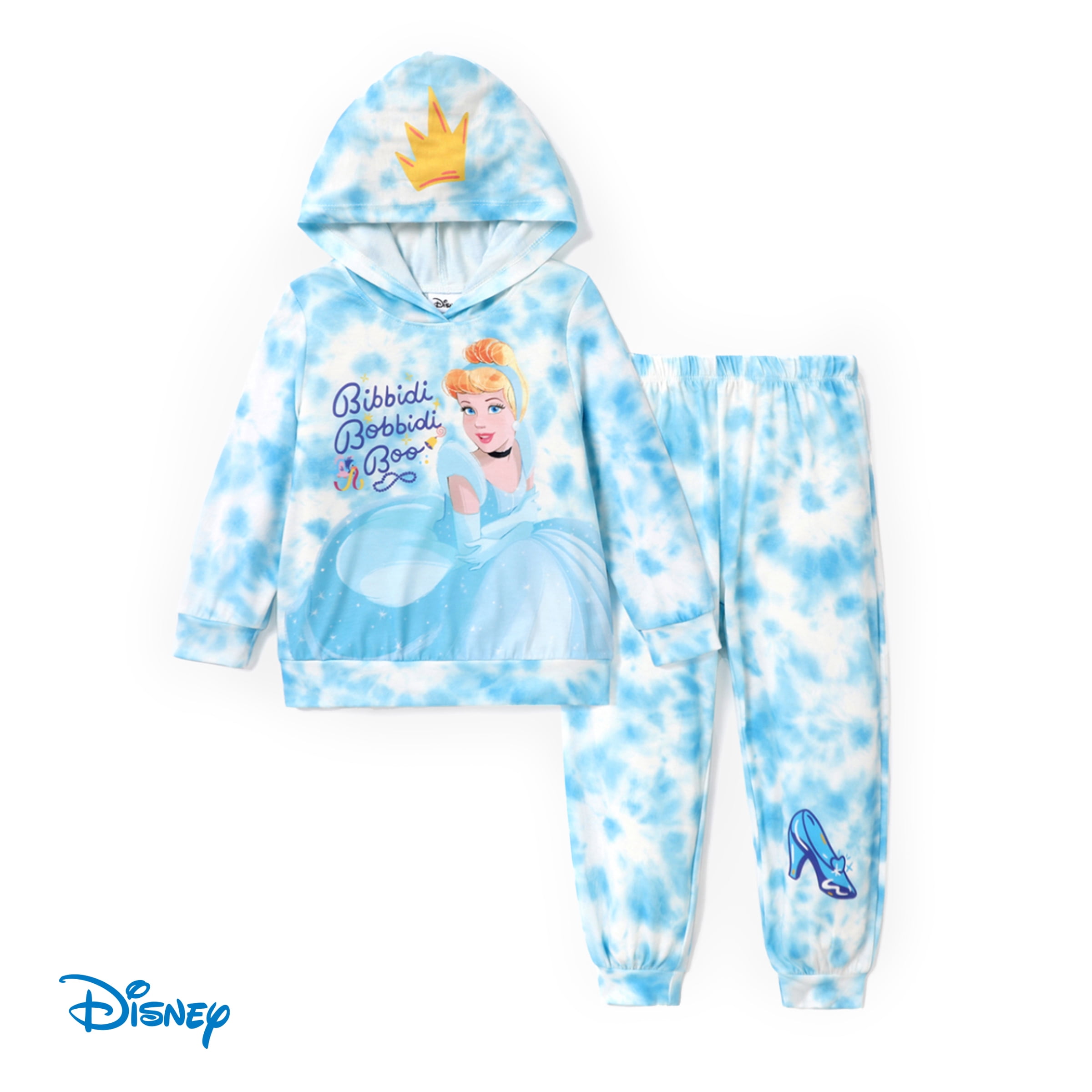 Disney Princess Belle Elsa Hoddie and Jogger 2Pcs Outfits Set Toddler ...