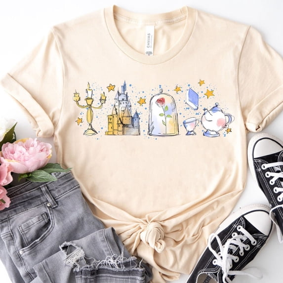 Disney Princess Belle Fall Shirt Beauty And The Beast Characters T ...