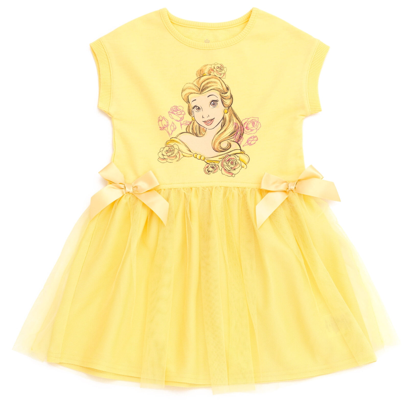 Disney Princess Belle French Terry Tulle Dress Toddler to Big Kid ...