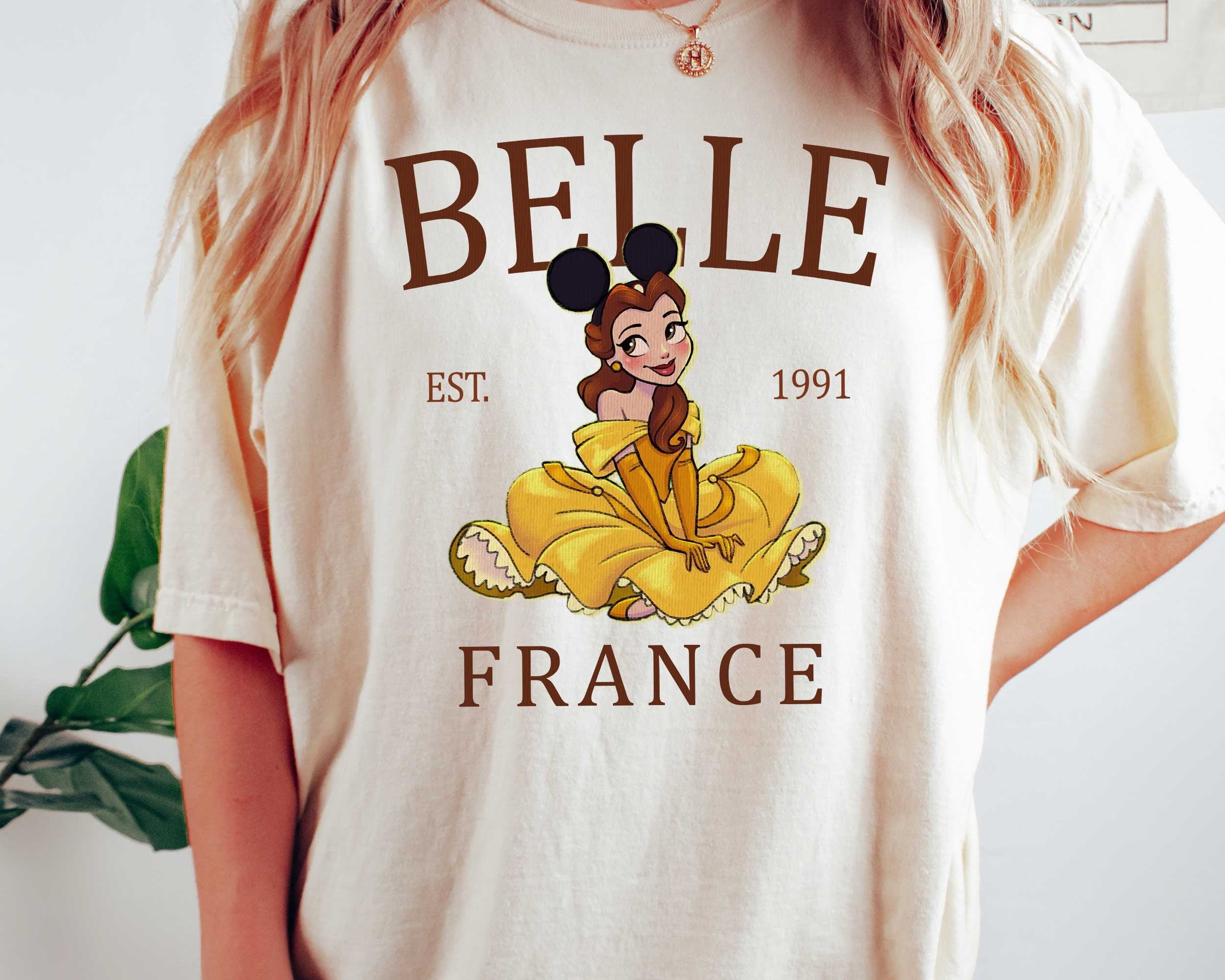 Disney Princess Belle-Inspired Tee, Comfy DL-170503 Disney Character ...
