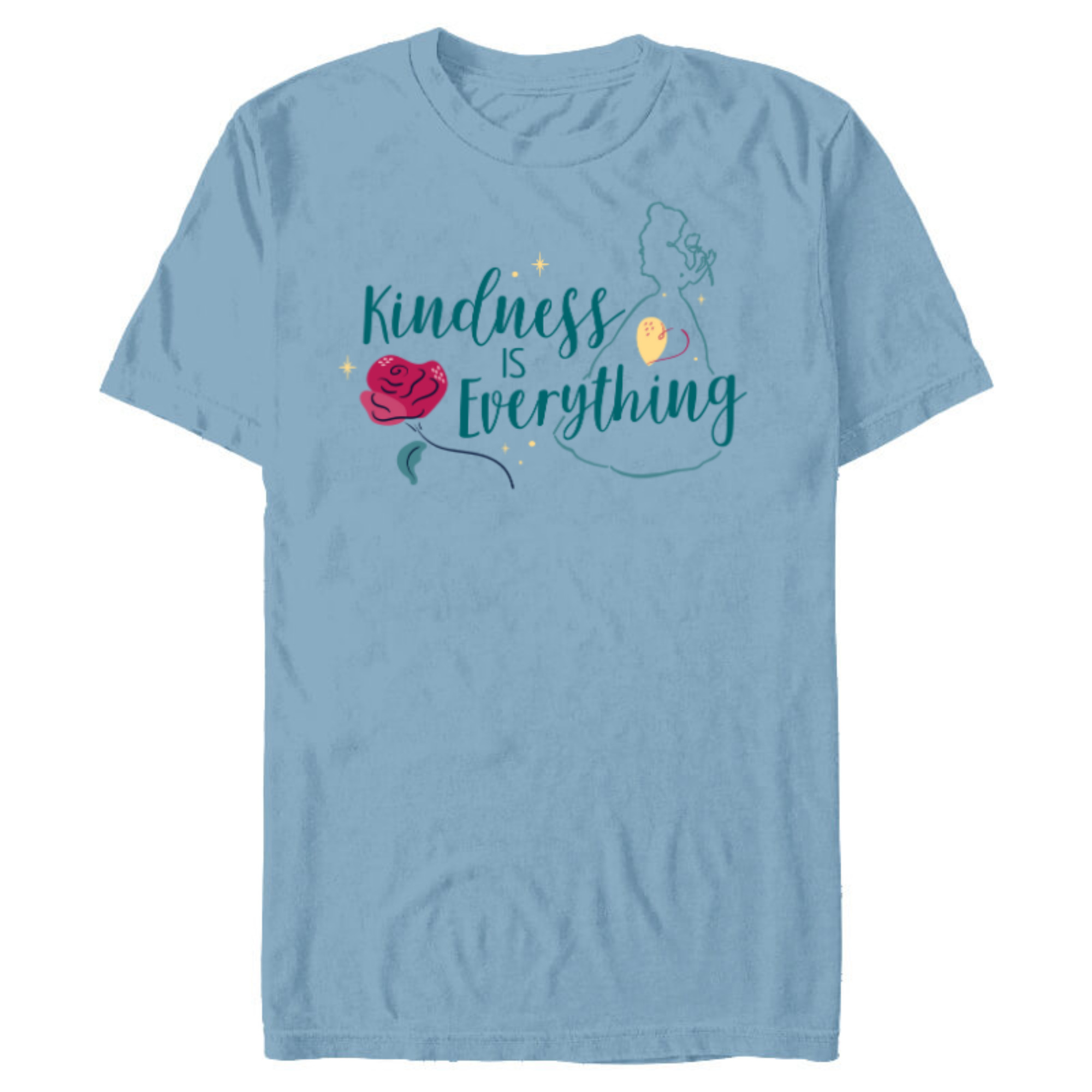 Disney Princess Belle Kindness is Everything - Short Sleeve Blended T ...