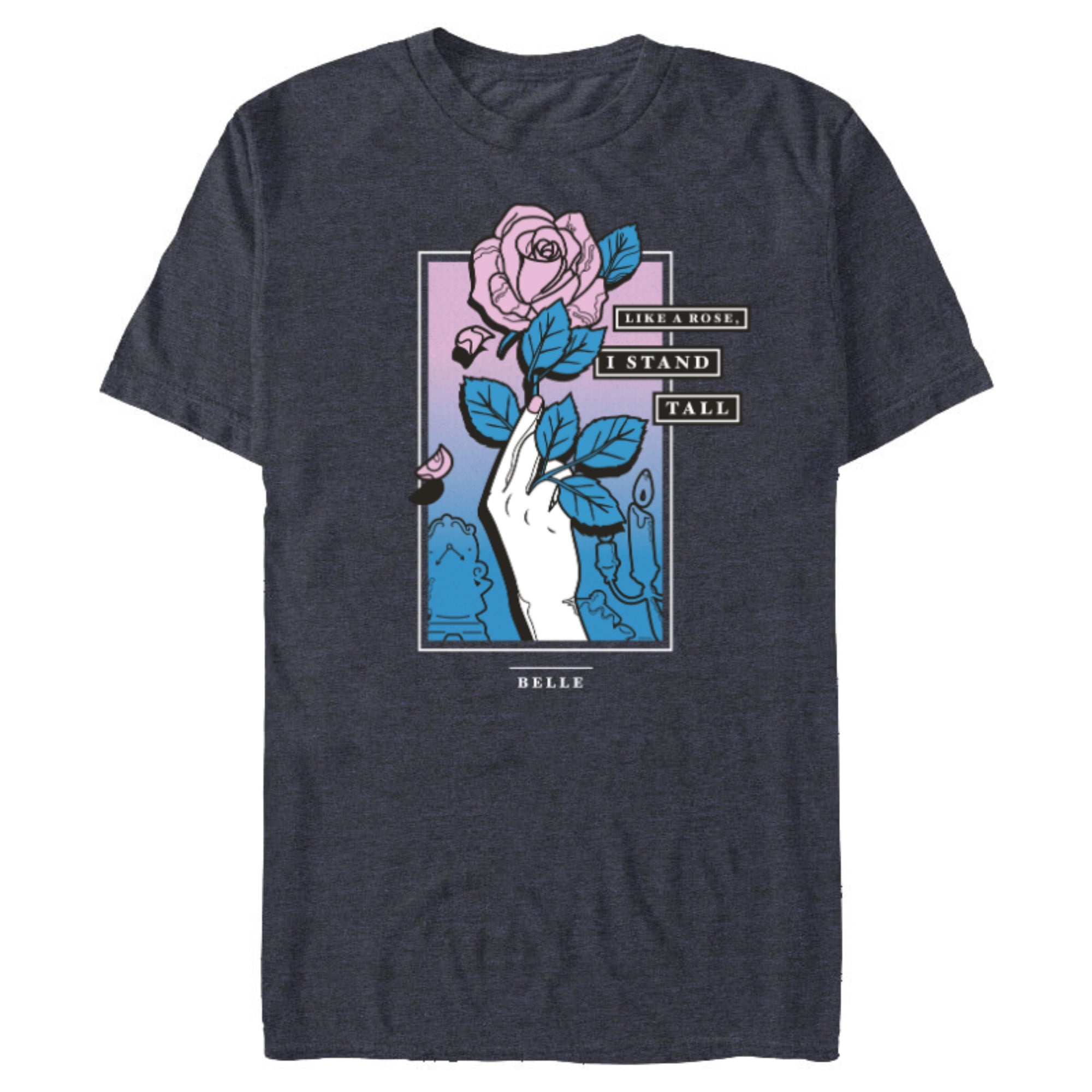 Disney Princess Belle Like a Rose, I Stand Tall - Short Sleeve Blended ...