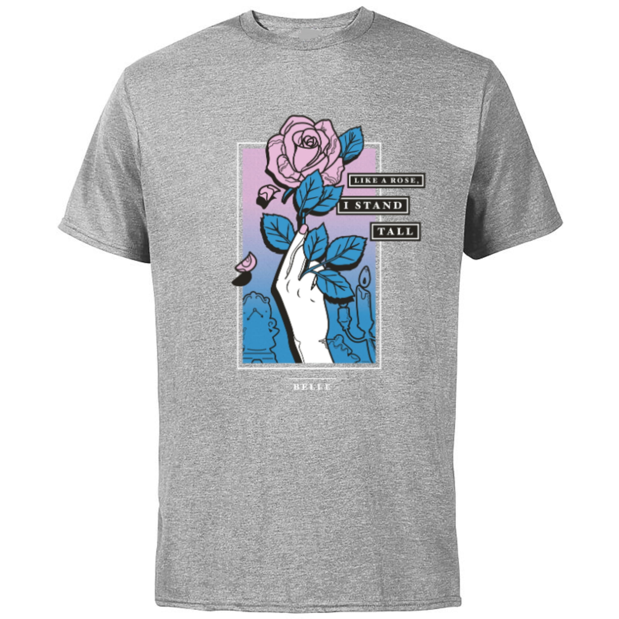 Disney Princess Belle Like a Rose, I Stand Tall - Short Sleeve Cotton T ...