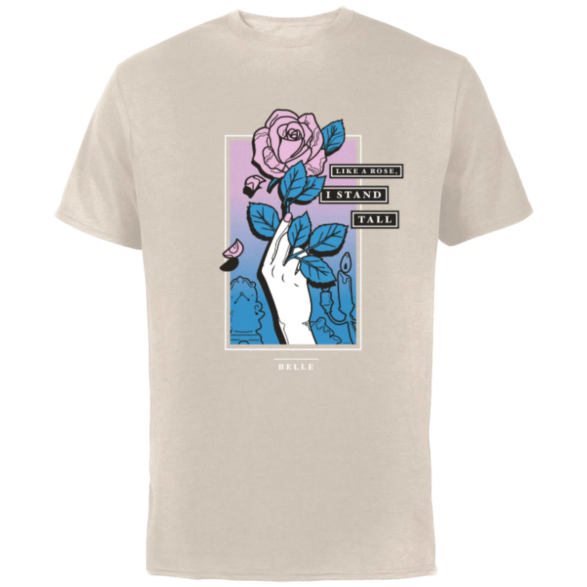 Disney Princess Belle Like a Rose, I Stand Tall - Short Sleeve Cotton T ...