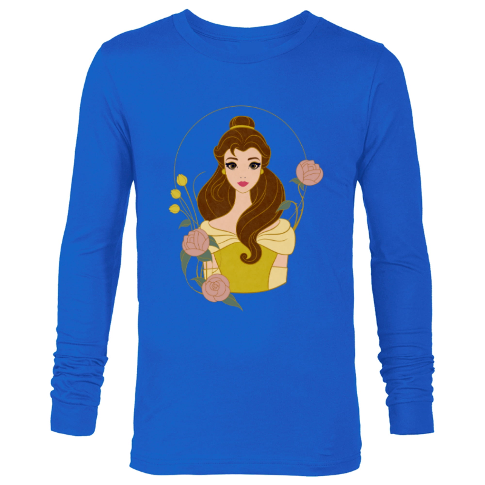 Disney Princess Belle Modern Art Deco Style - Long Sleeve T-Shirt for ...