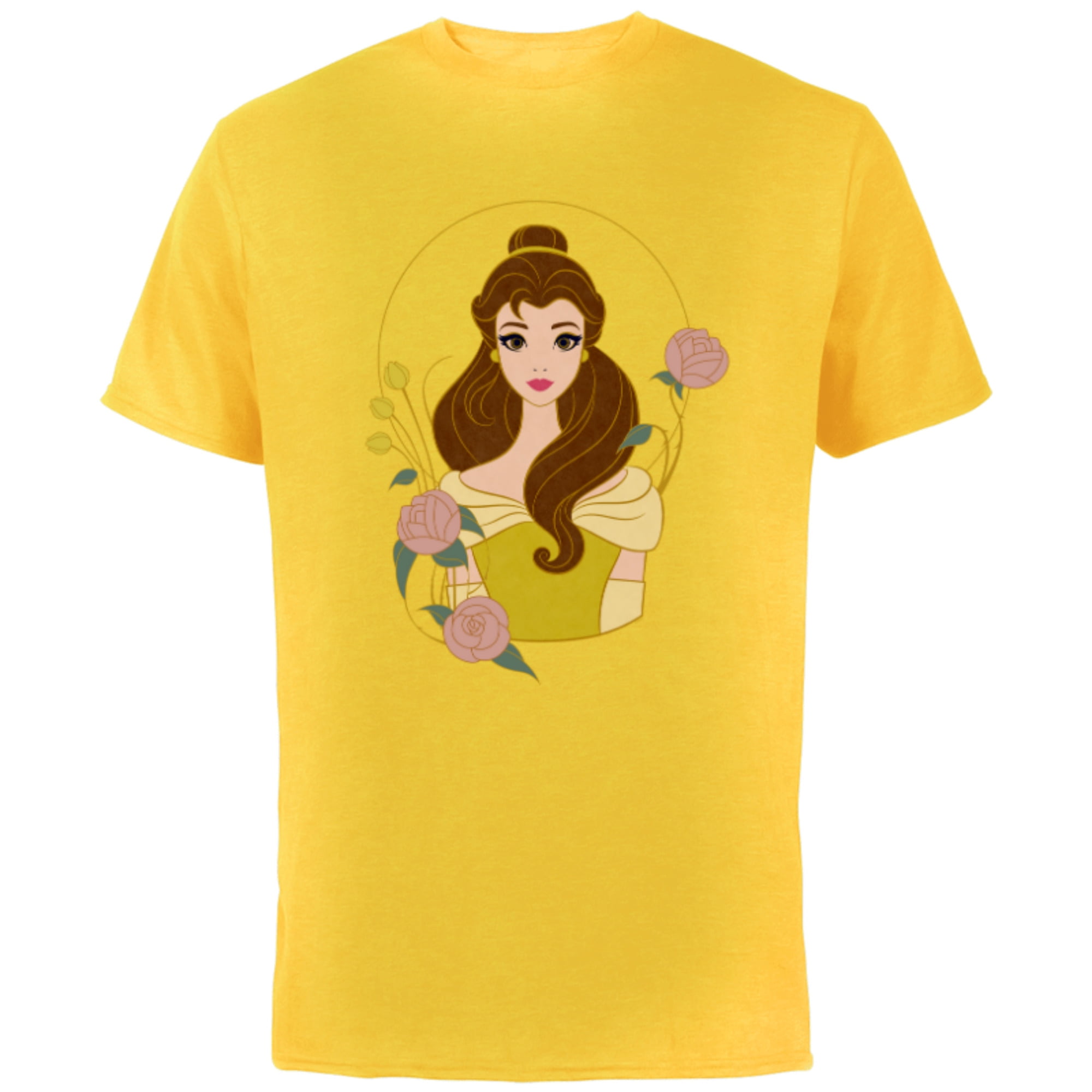 Disney Princess Belle Modern Art Deco Style - Short Sleeve Cotton T ...