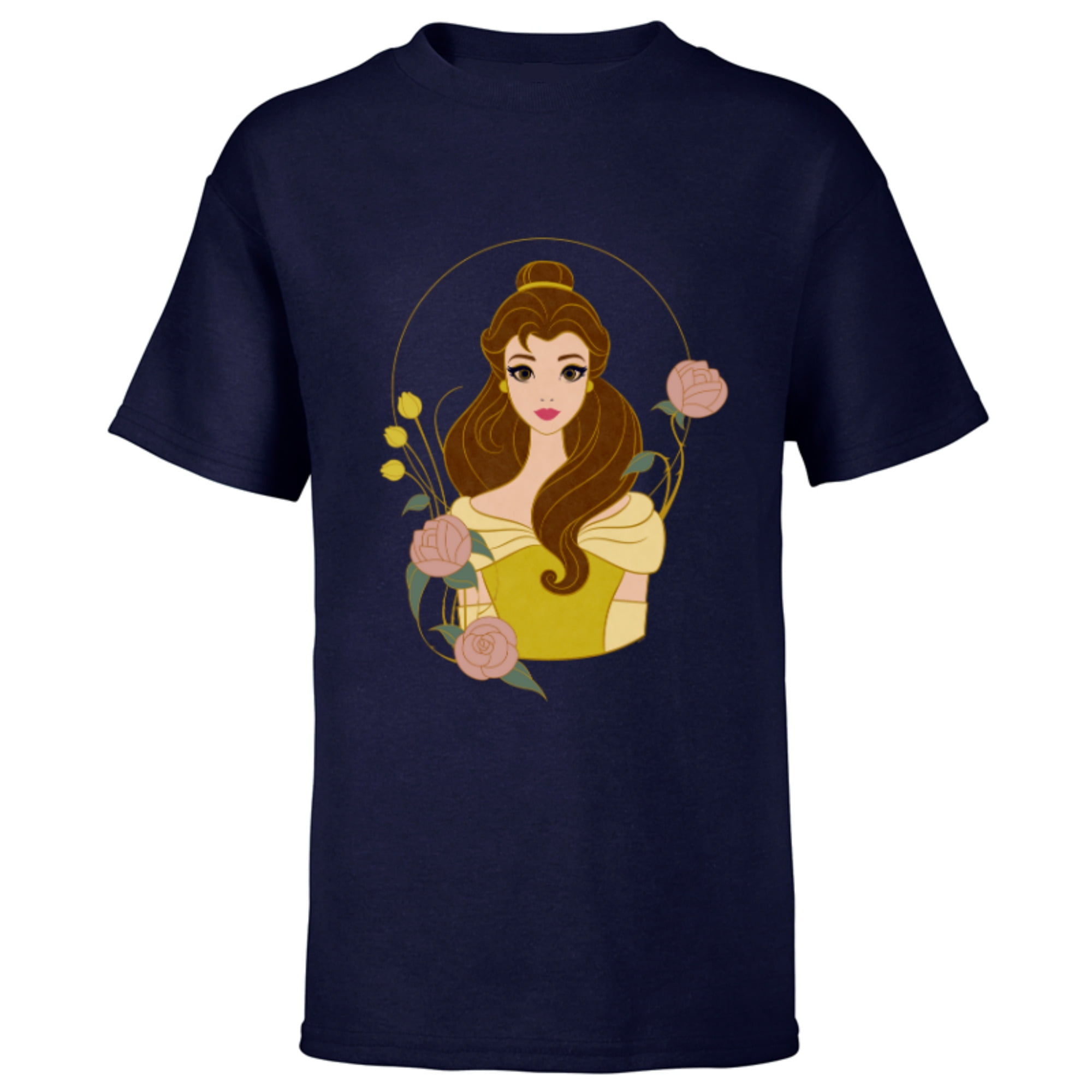 Disney Princess Belle Modern Art Deco Style - Short Sleeve T-Shirt for ...